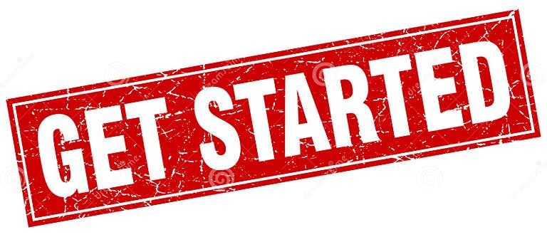 Get started stamp stock vector. Illustration of stamp - 125006895