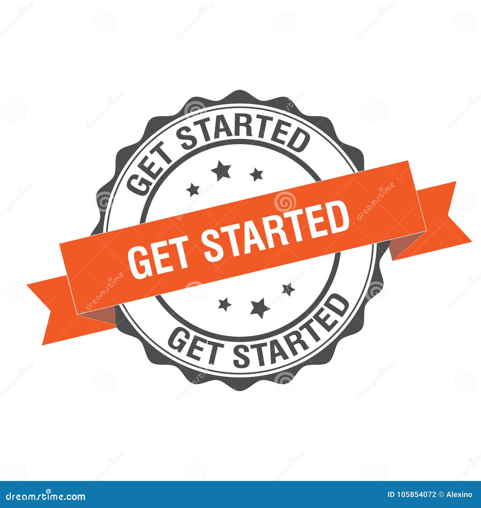 Get Started Stamp Illustration Stock Vector - Illustration of symbol ...