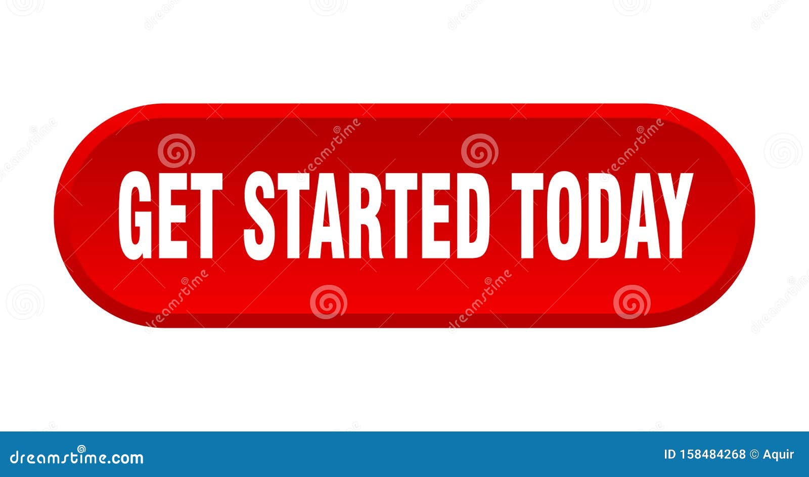 Get started today button stock vector. Illustration of label - 158484268