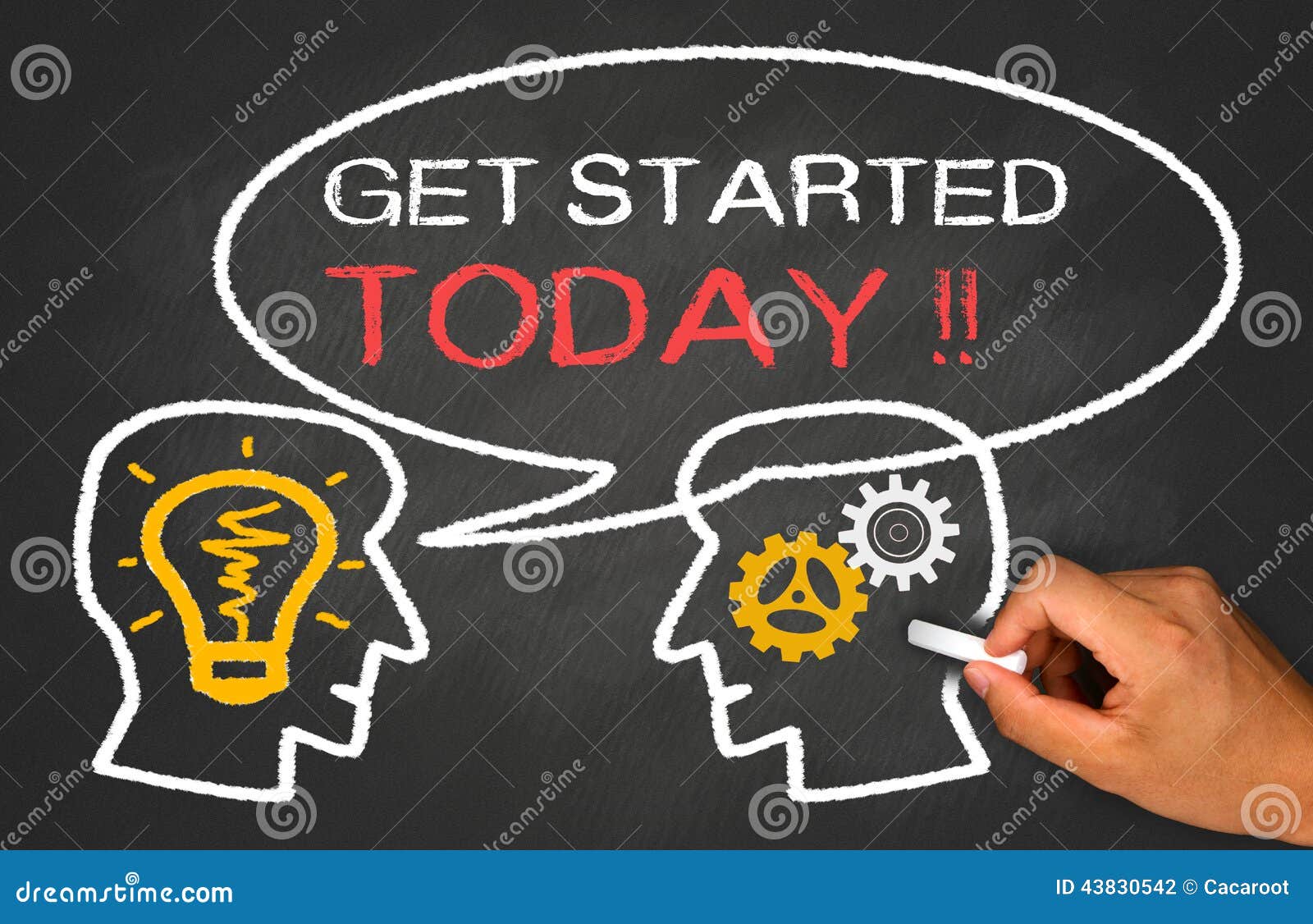 Get started today stock photo. Image of success, action - 43830542