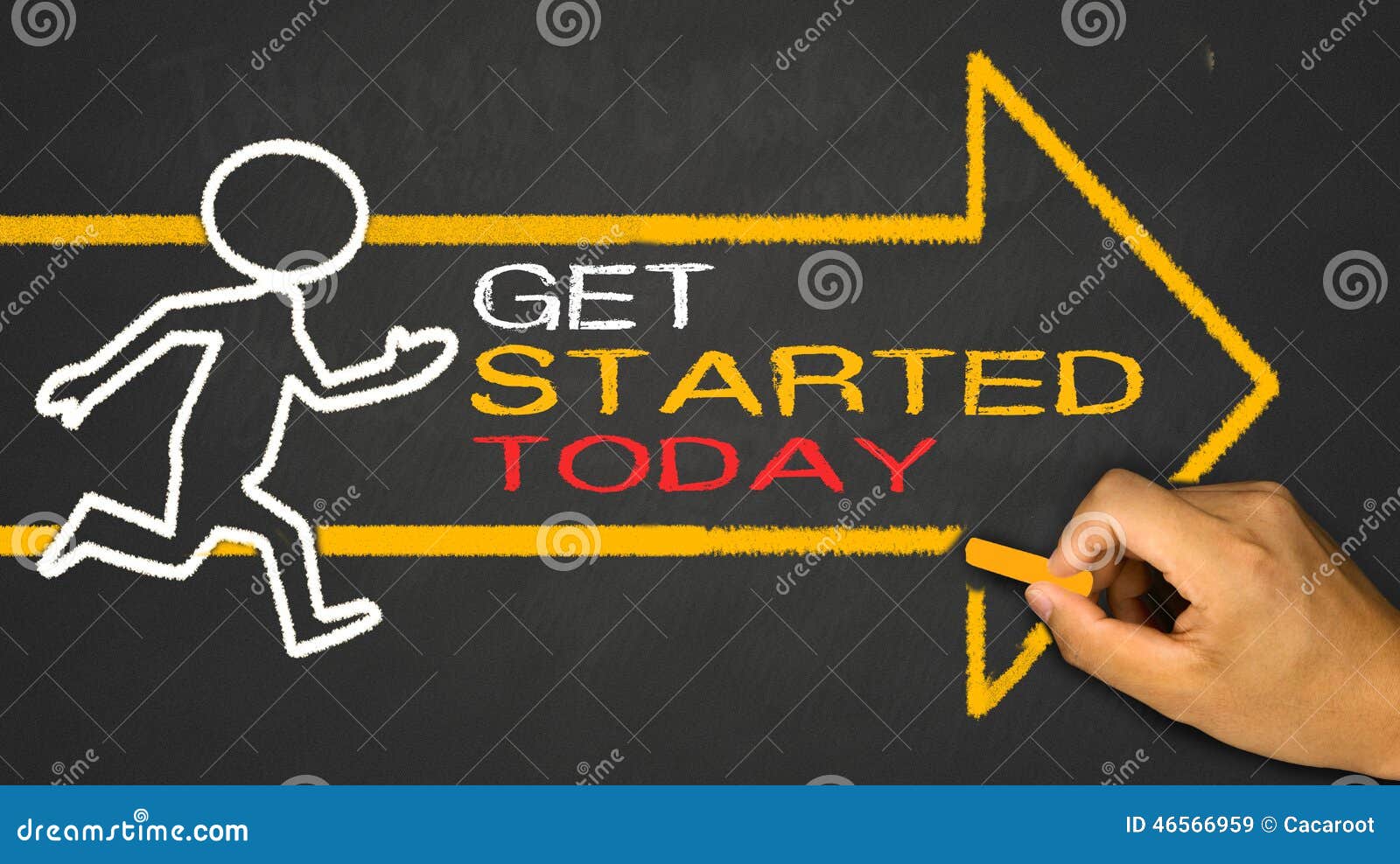Get started today stock image. Image of moving, success - 46566959