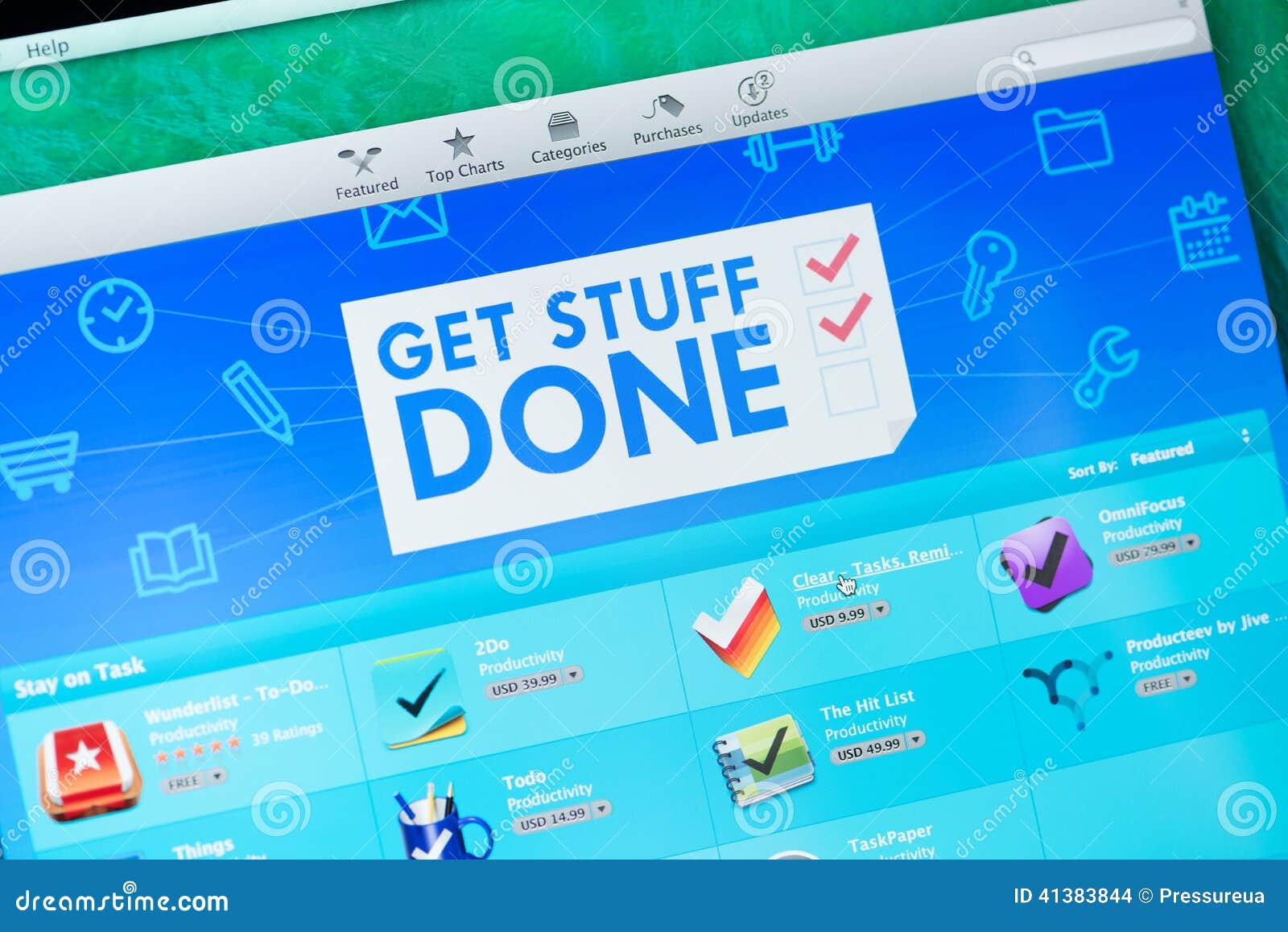 Get Stuff Done Apps on App Store Editorial Stock Image - Image of ...