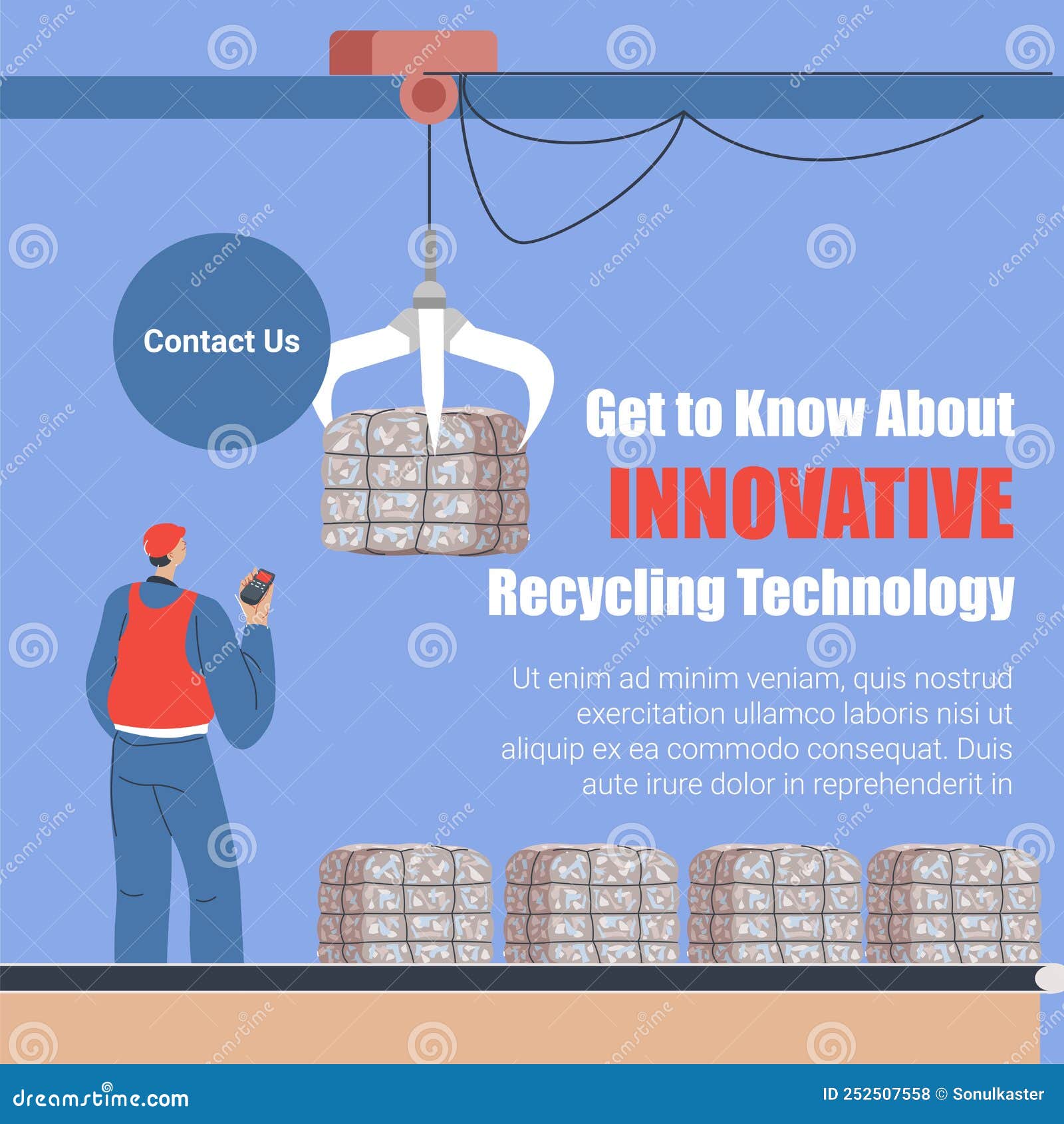 Innovative Recycling Concept Art With A Striking 3D Symbol Stock Photo ...