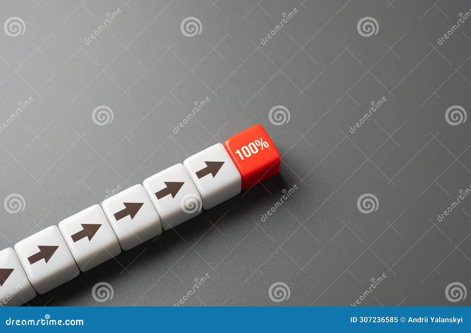 Get To 100 Percent. Make Things Finished Stock Image - Image of maximum ...