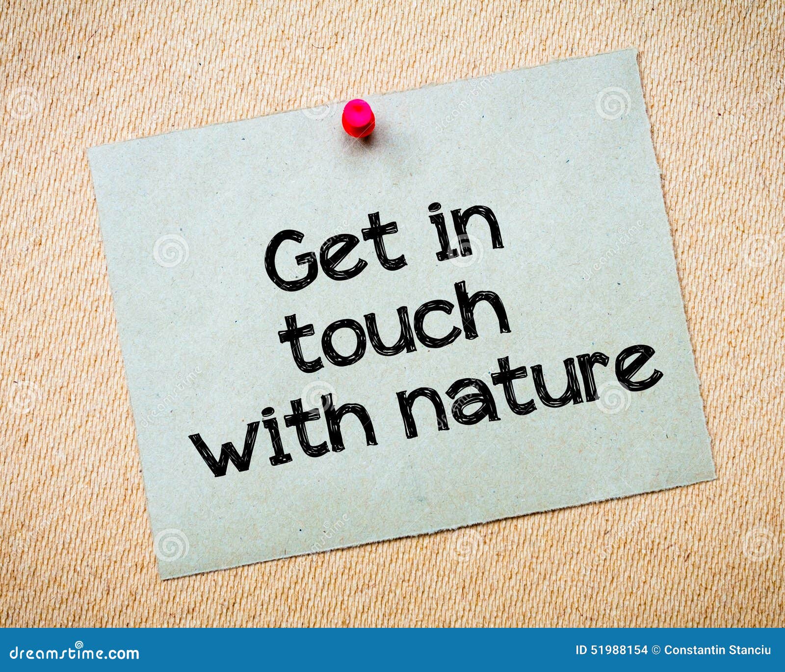 Get in touch with nature stock photo. Image of nature - 51988154