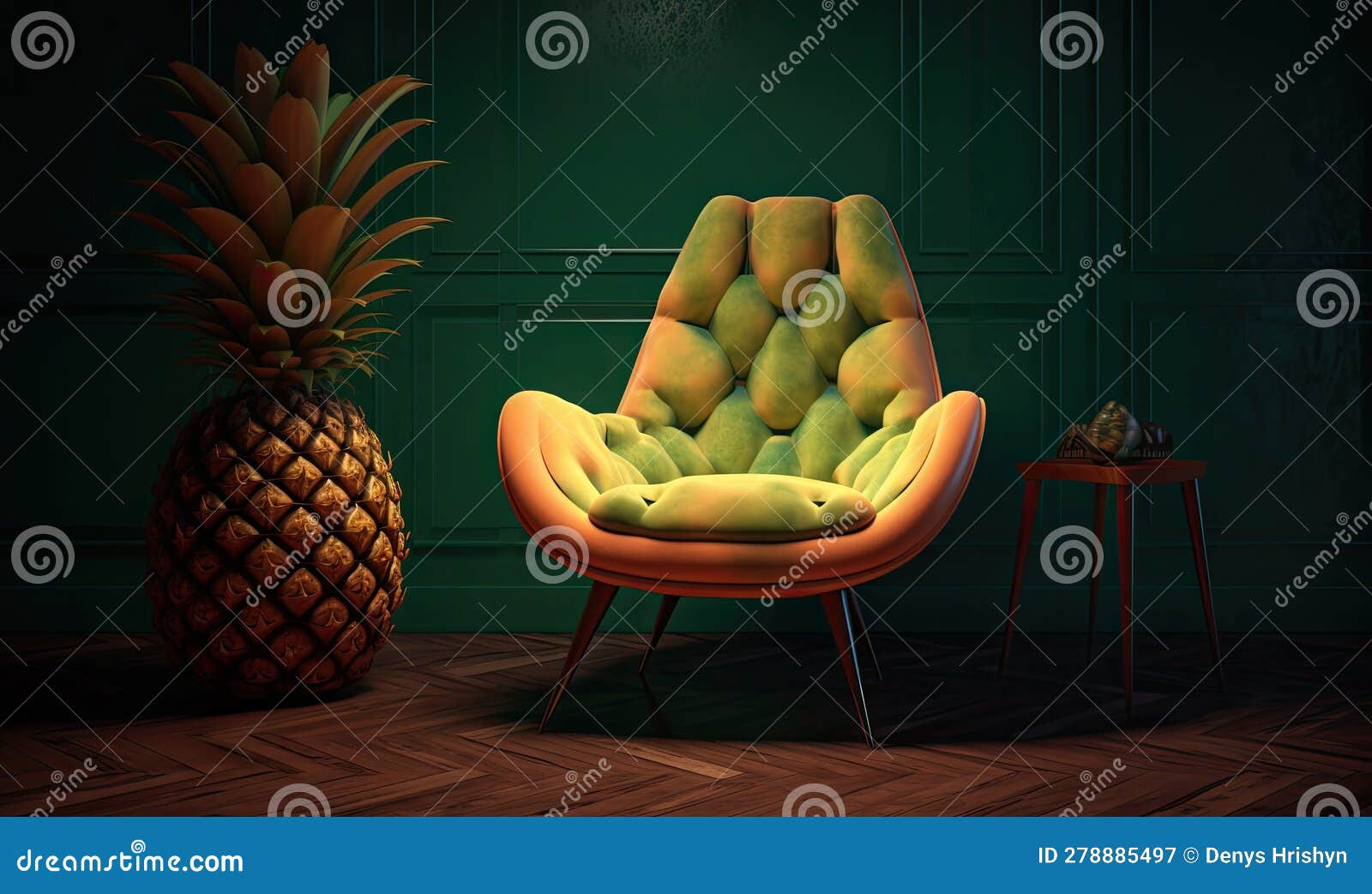 Get Tropical Vibes with this Unique Ananas Armchair Design Creating ...