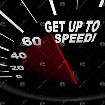 Get Up To Speed - Speedometer Stock Illustration - Illustration of ...