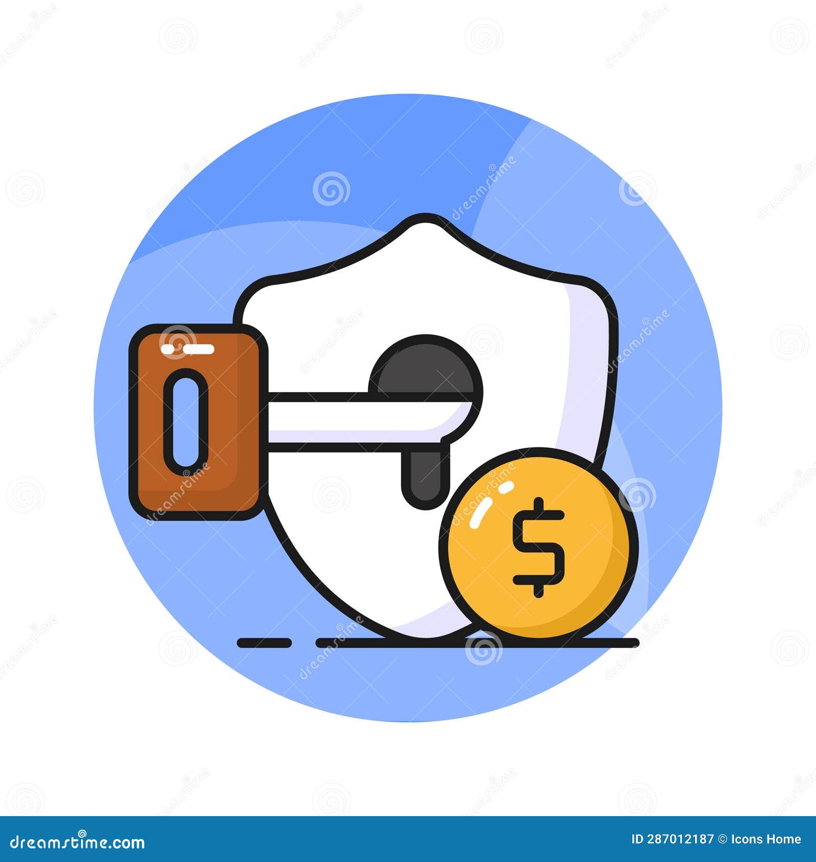 Get this Visually Appealing Vector of Financial Security, Ready To Use ...