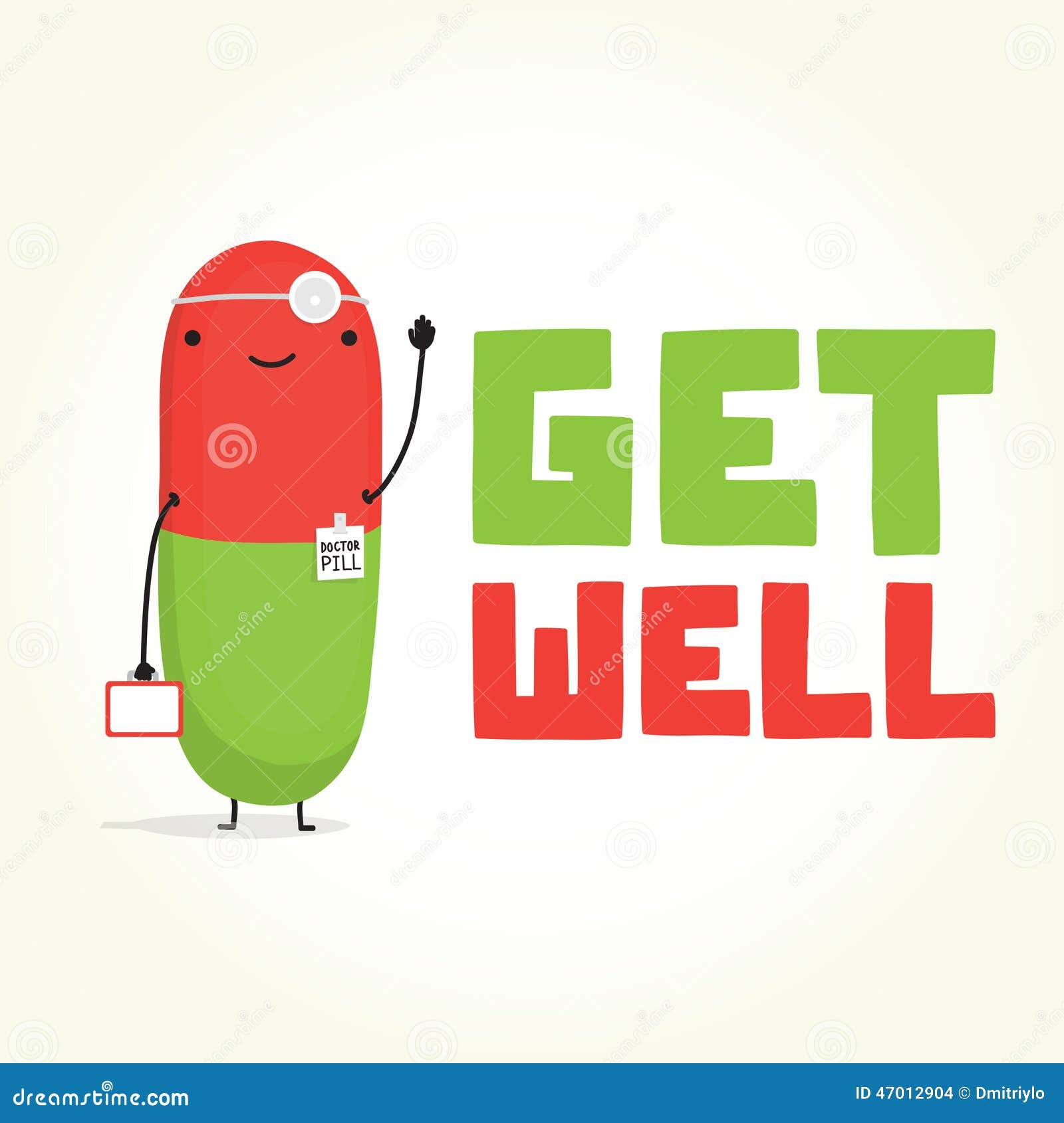 Get well with Doctor Pill stock vector. Illustration of healthy - 47012904