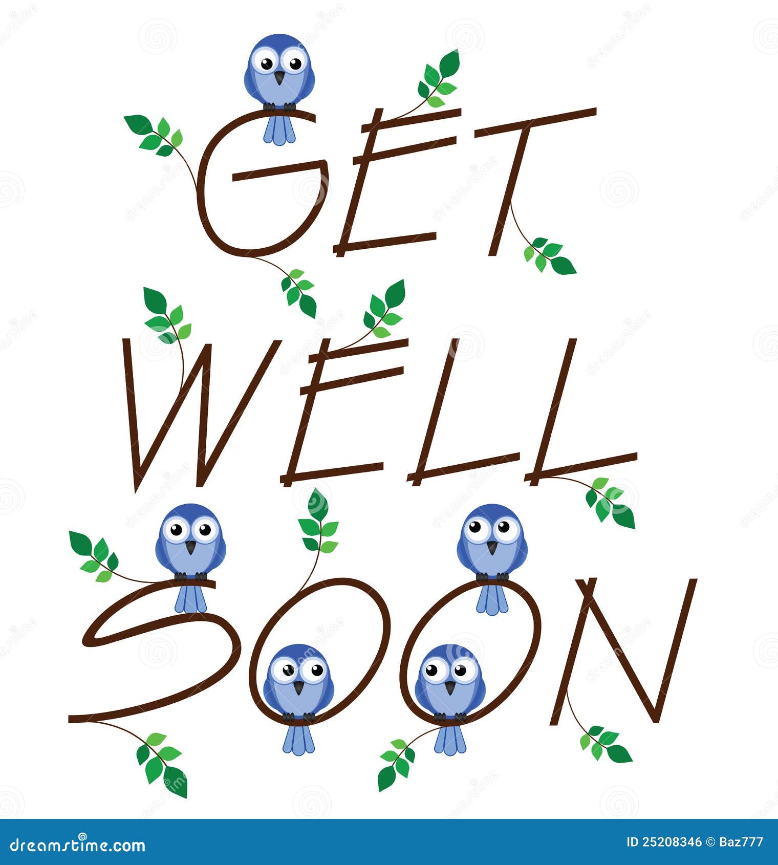 Get Well Soon Card Vector Cartoon Girls With Flowers | CartoonDealer ...