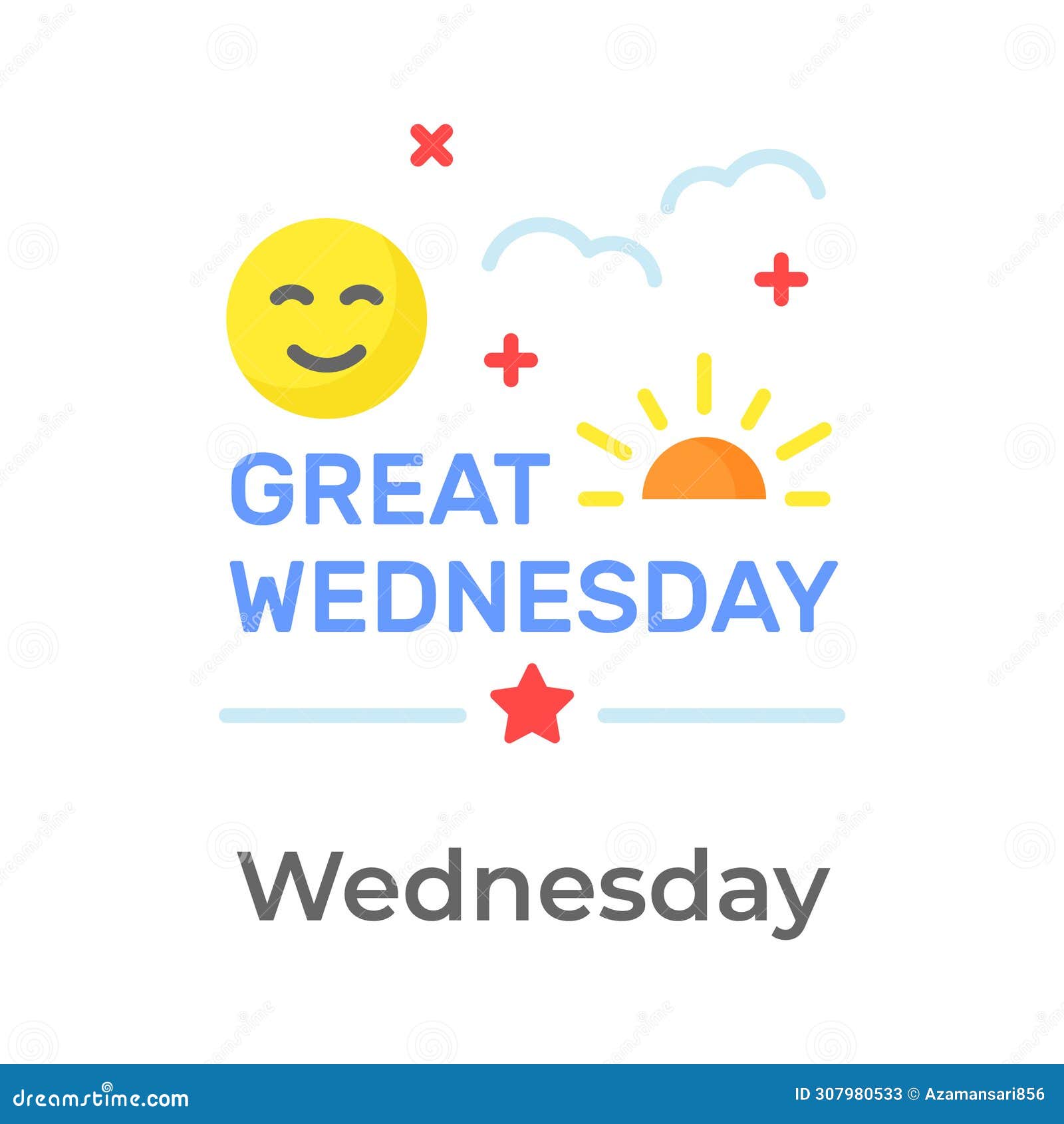 Get Your Hands on this Beautifully Designed Great Wednesday Icon, Happy ...
