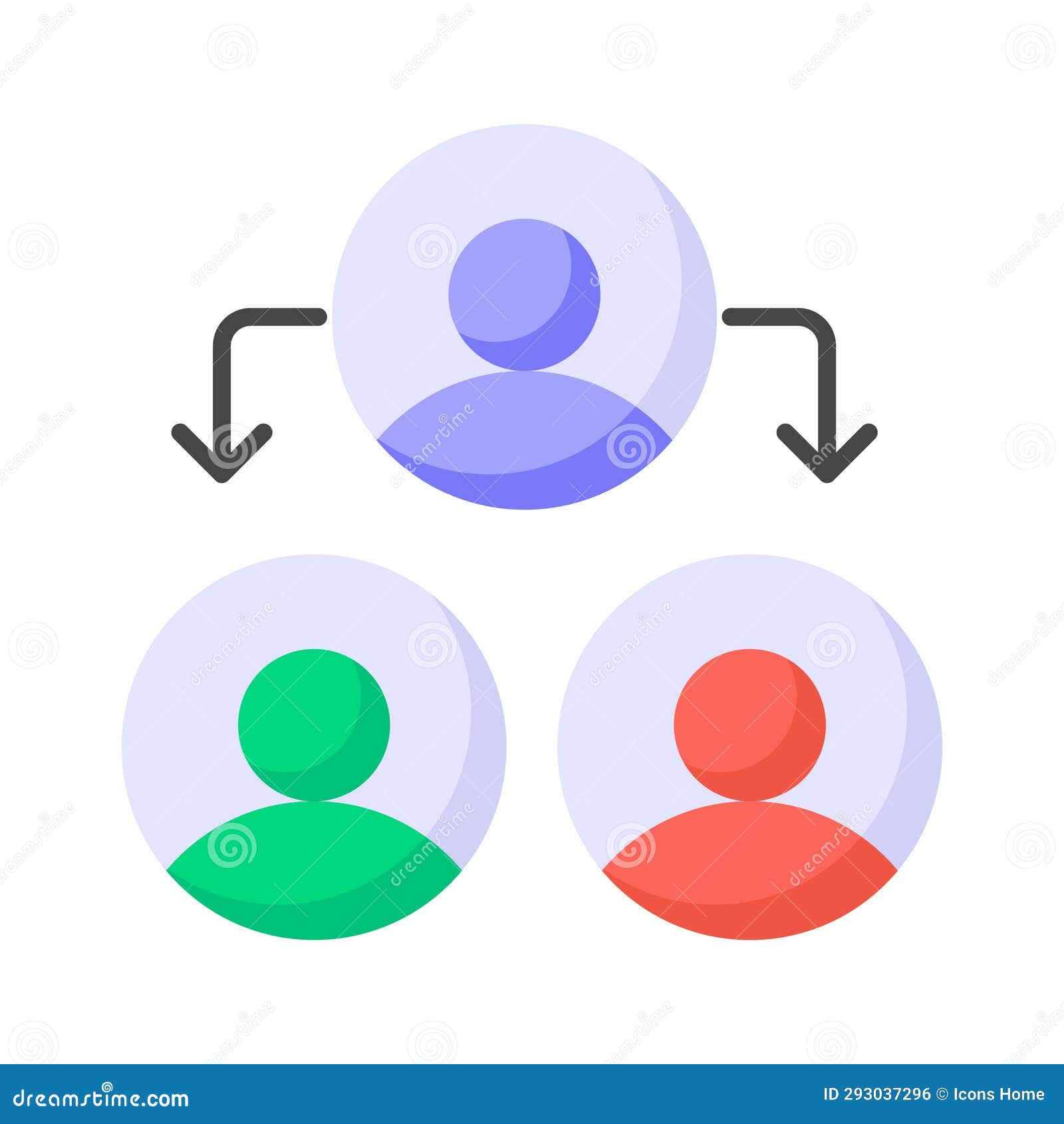 Get Your Hands on this Beautifully Designed Icon of Team Structure ...