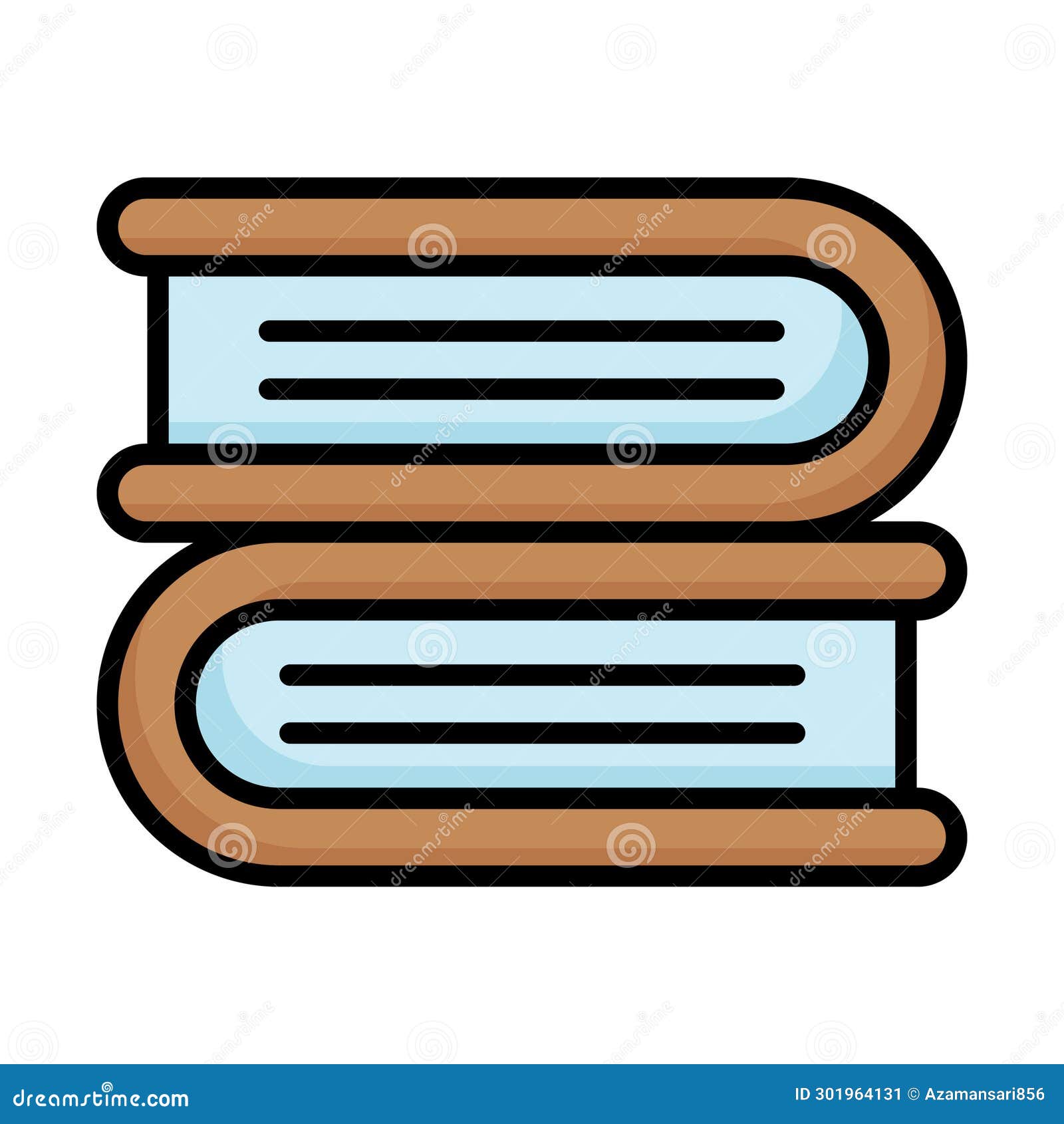 Get Your Hands on this Creatively Crafted Books Icon, Ready To Use Vector Stock Vector ...