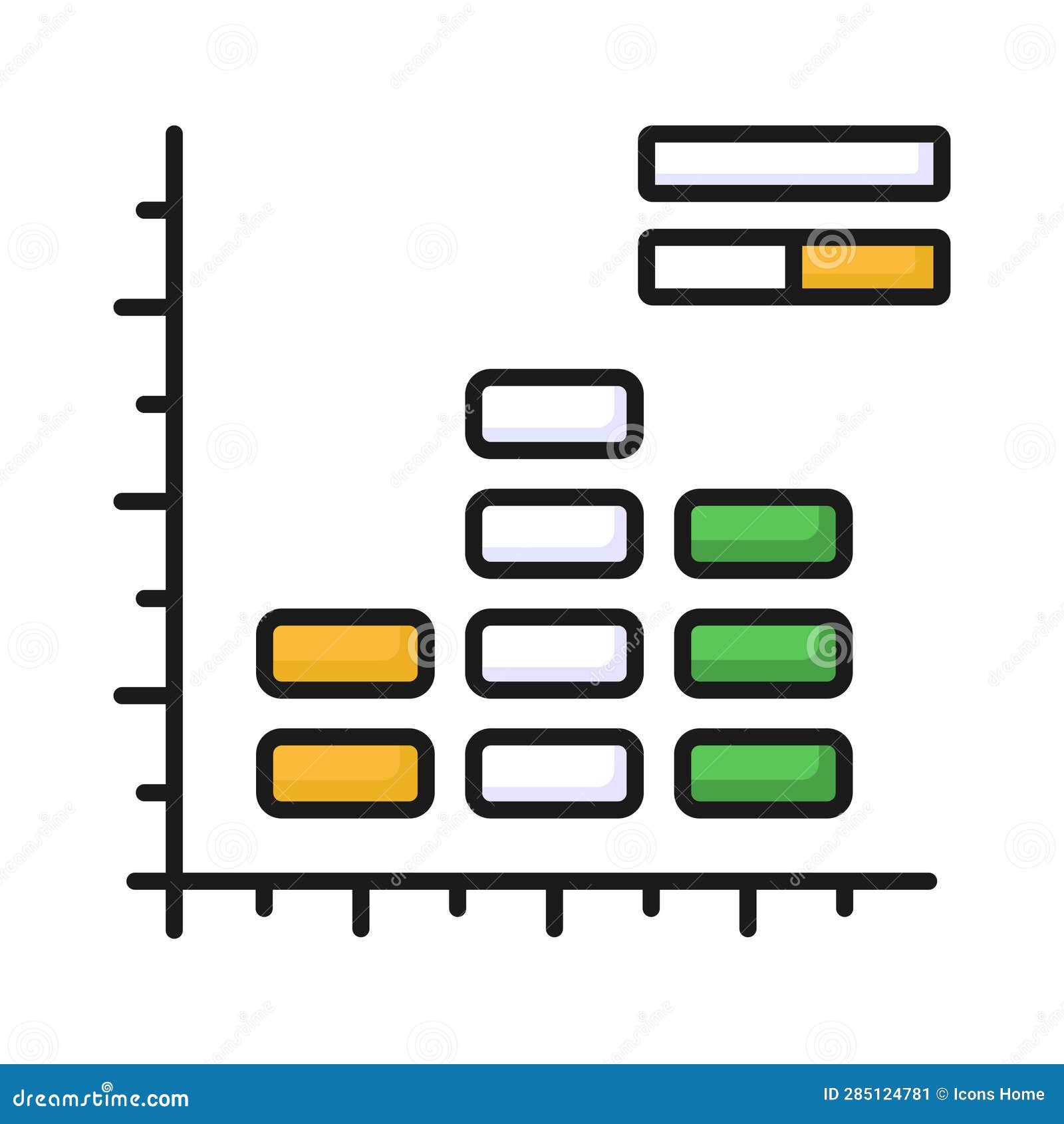 Get Your Hands on this Creatively Designed Icon of Histogram Chart ...