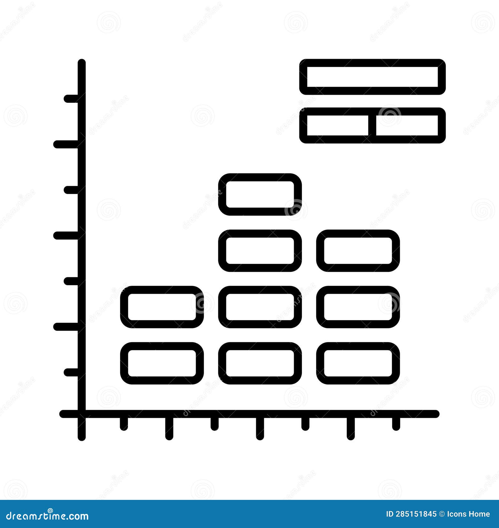 Histogram Chart Icon. Financial Graph. Vector | CartoonDealer.com ...