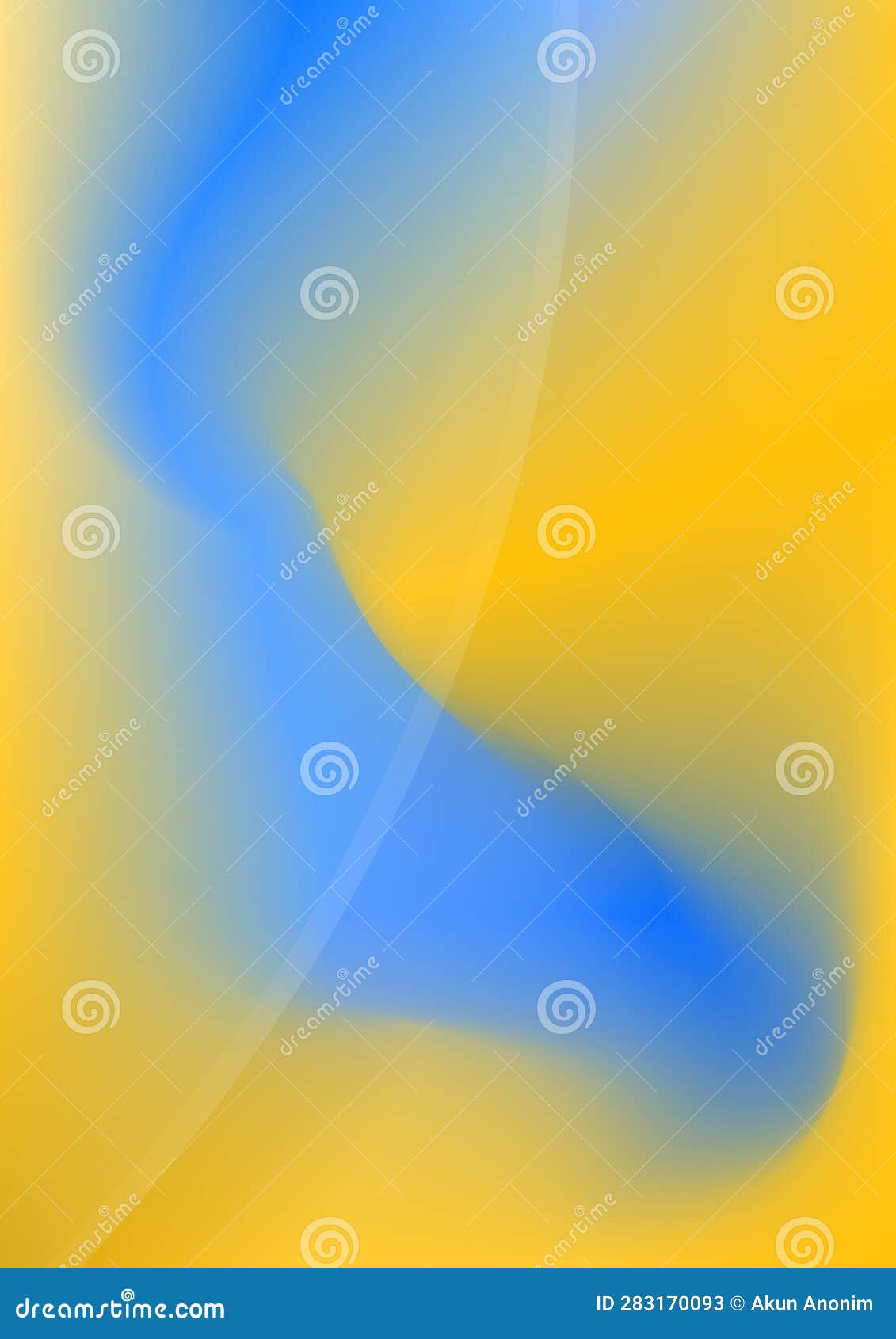 Abstract Gradient Mesh Background - Blue and Yellow Visual Delight ...