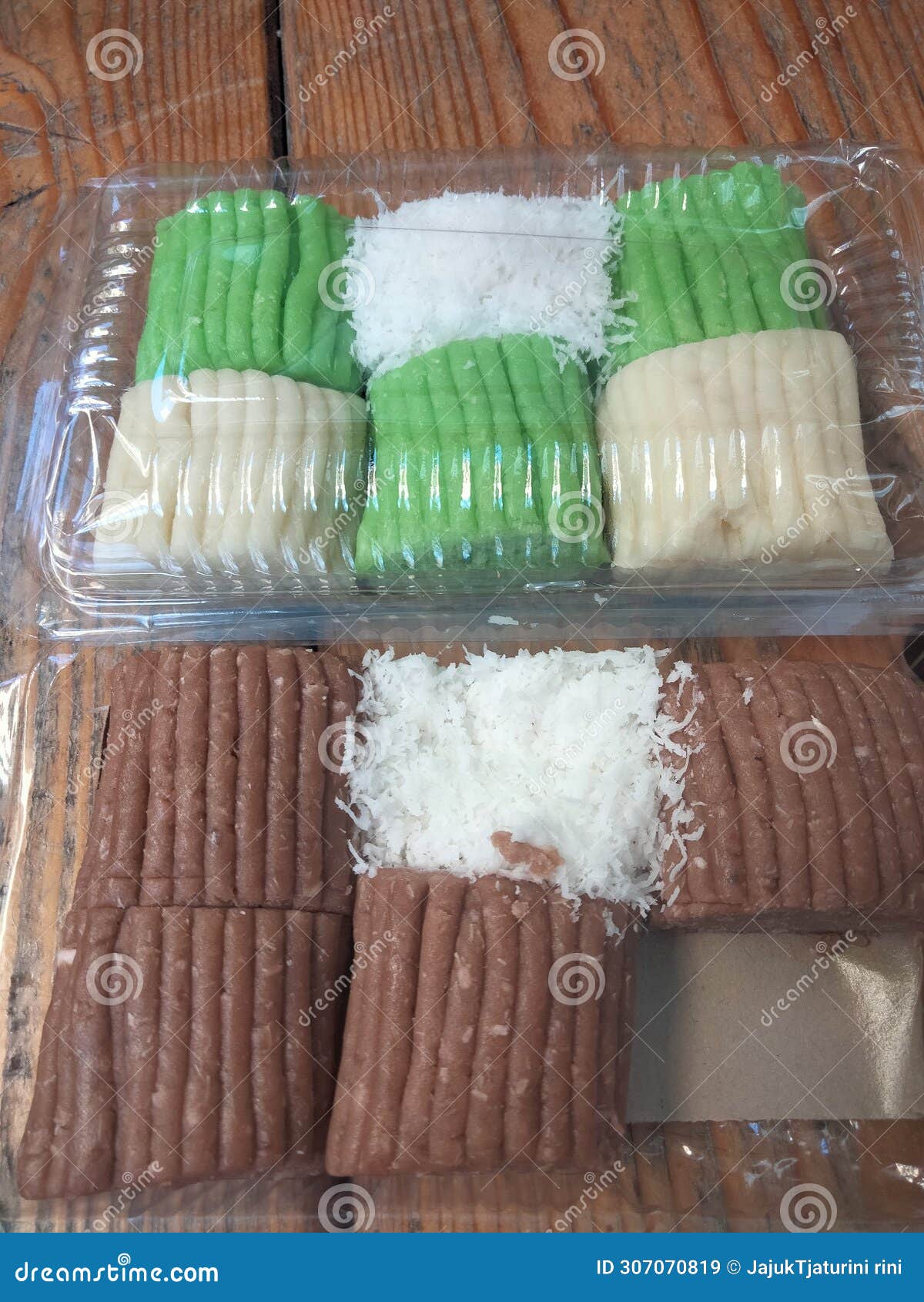 Gethuk, a Typical Javanese Food Made from Cassava Stock Image - Image ...