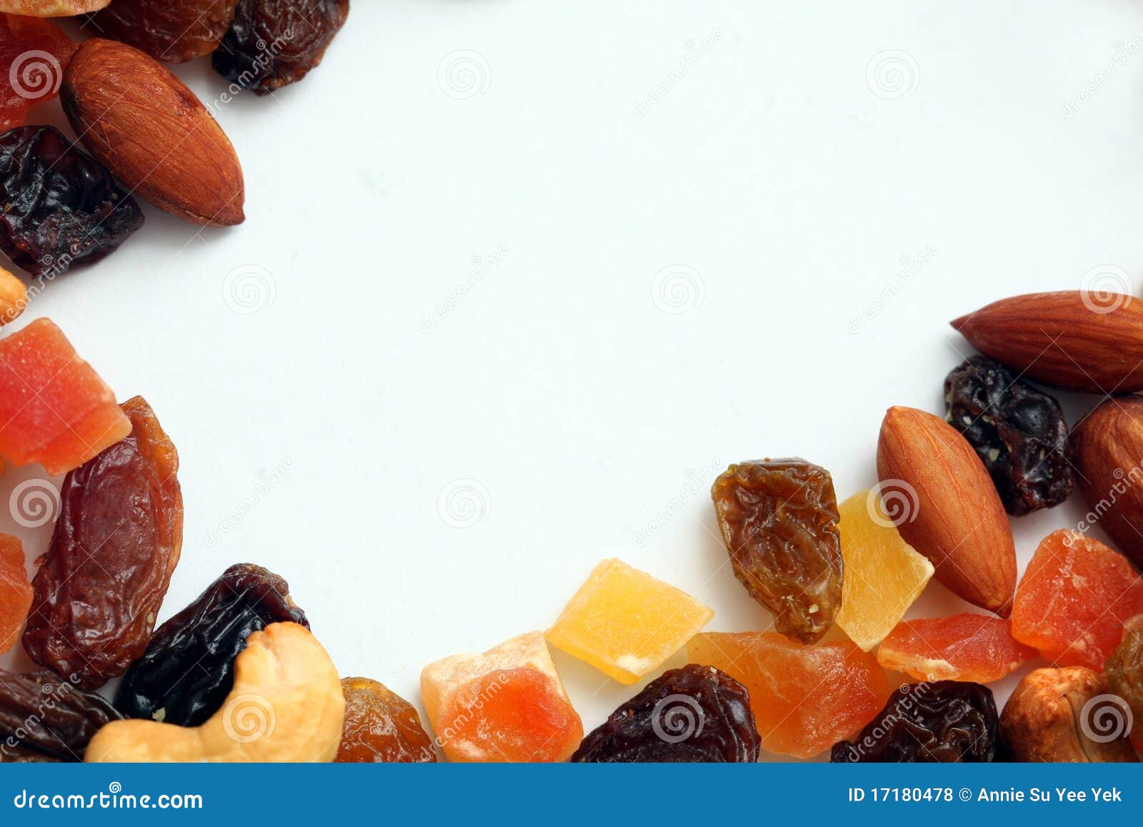 Getrocknete Früchte Und Muttern Stockfoto - Bild von muttern ...