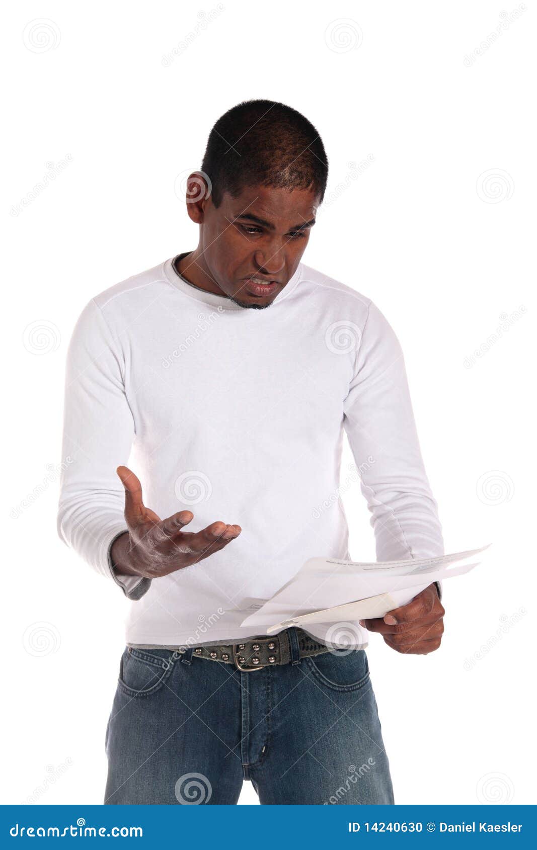 Getting bad news stock photo. Image of background, black - 14240630