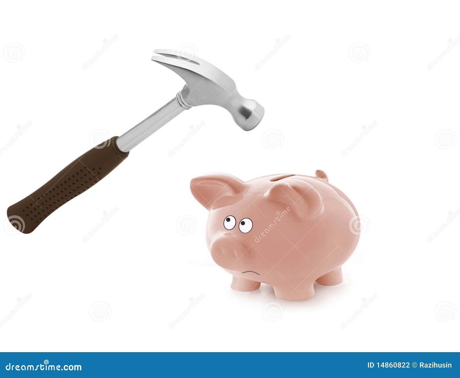 Getting broke stock illustration. Illustration of mixed - 14860822