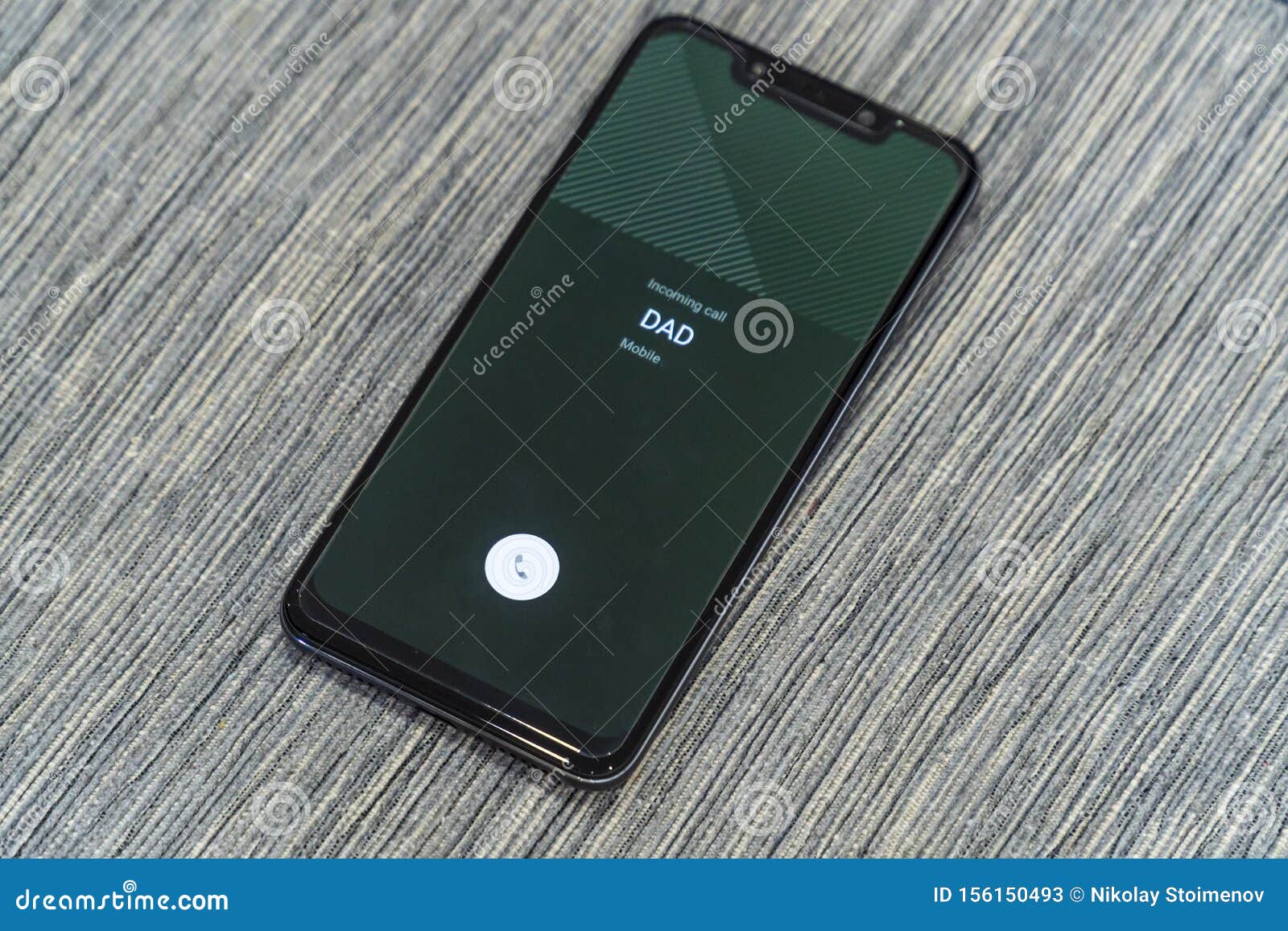 Getting a Call from Dad Concept Stock Image - Image of people ...