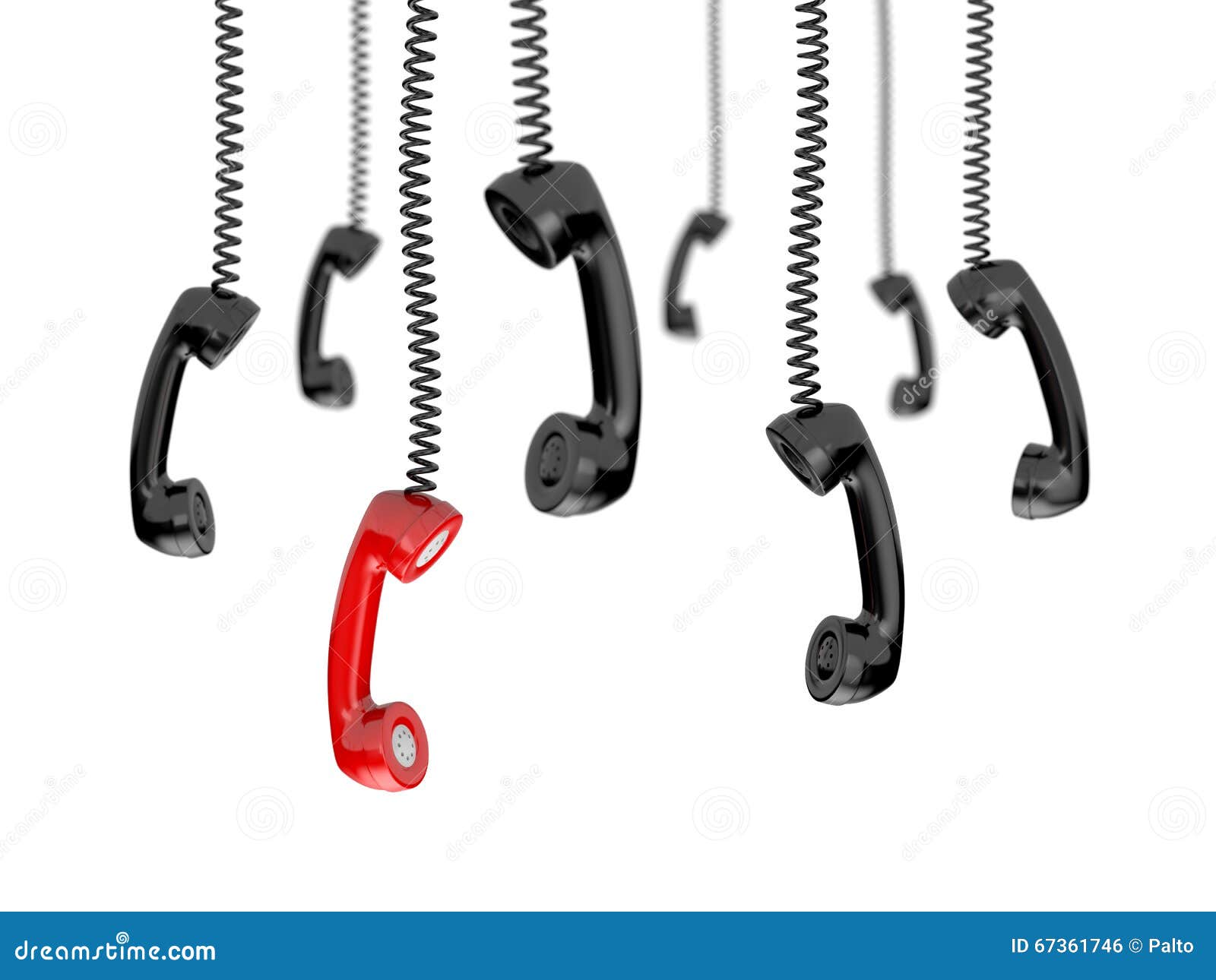 Getting a call stock illustration. Illustration of spiral - 67361746
