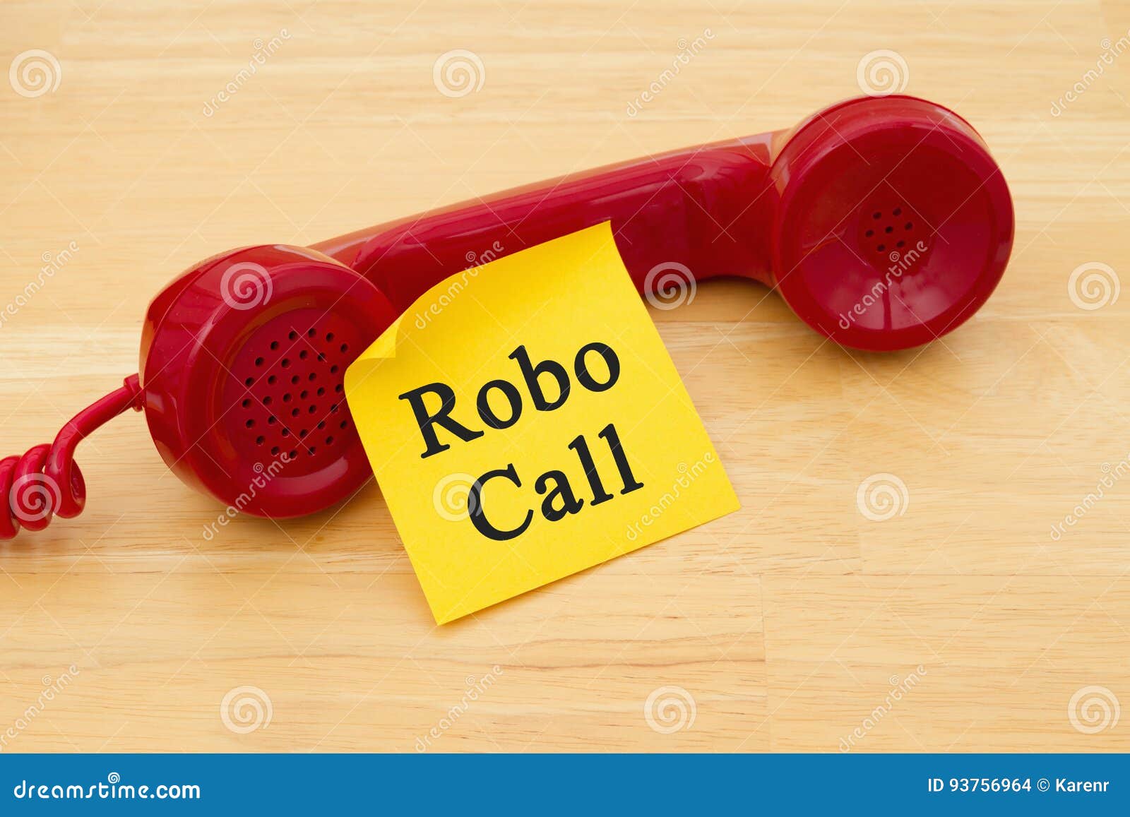 Getting a Call from a Robocall Stock Photo - Image of robo, classic ...