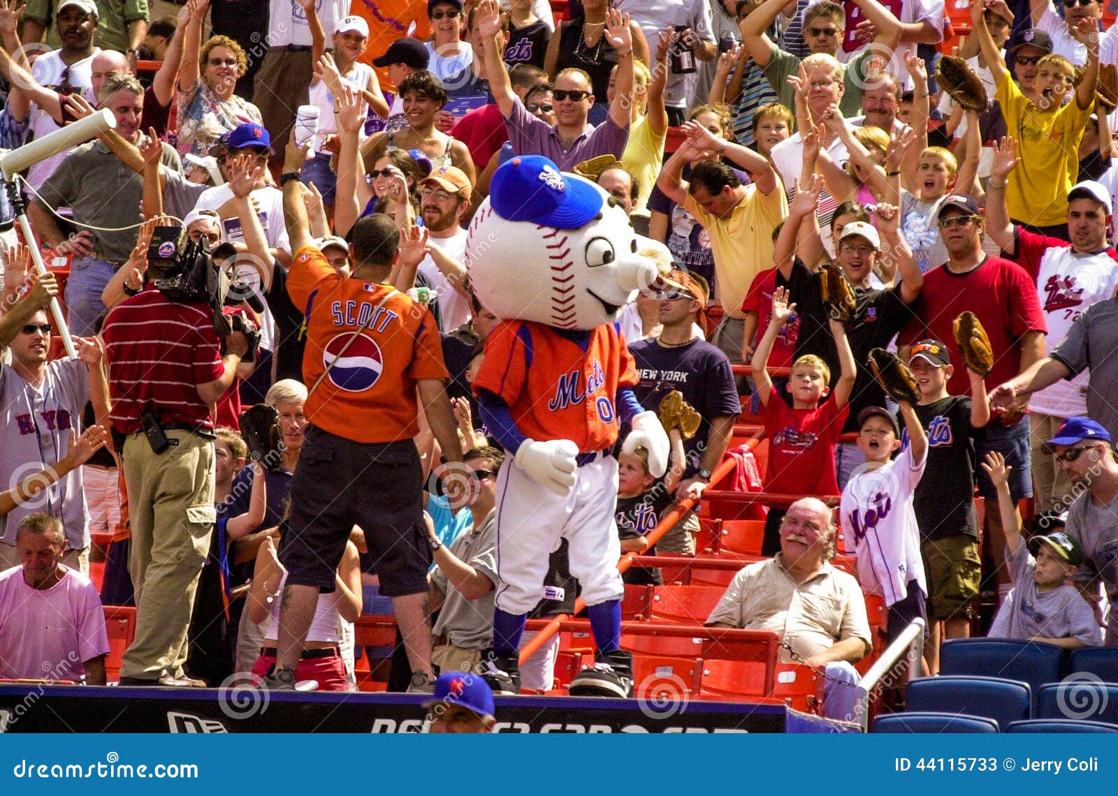 Getting the crowd going. editorial stock photo. Image of stretch - 44115733