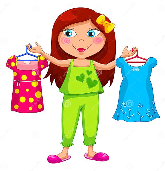 Getting dressed stock vector. Illustration of holding - 27514832