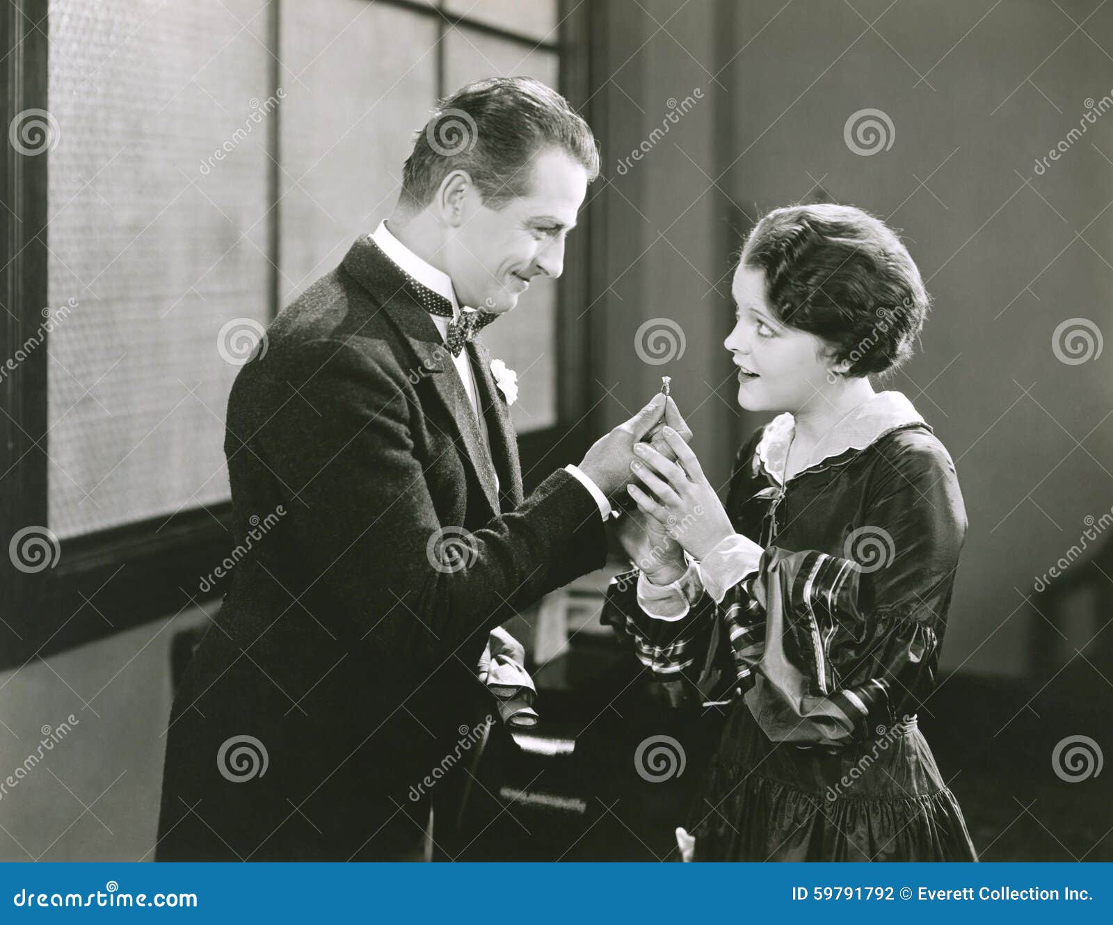 Getting engaged stock photo. Image of giving, home, interior - 59791792