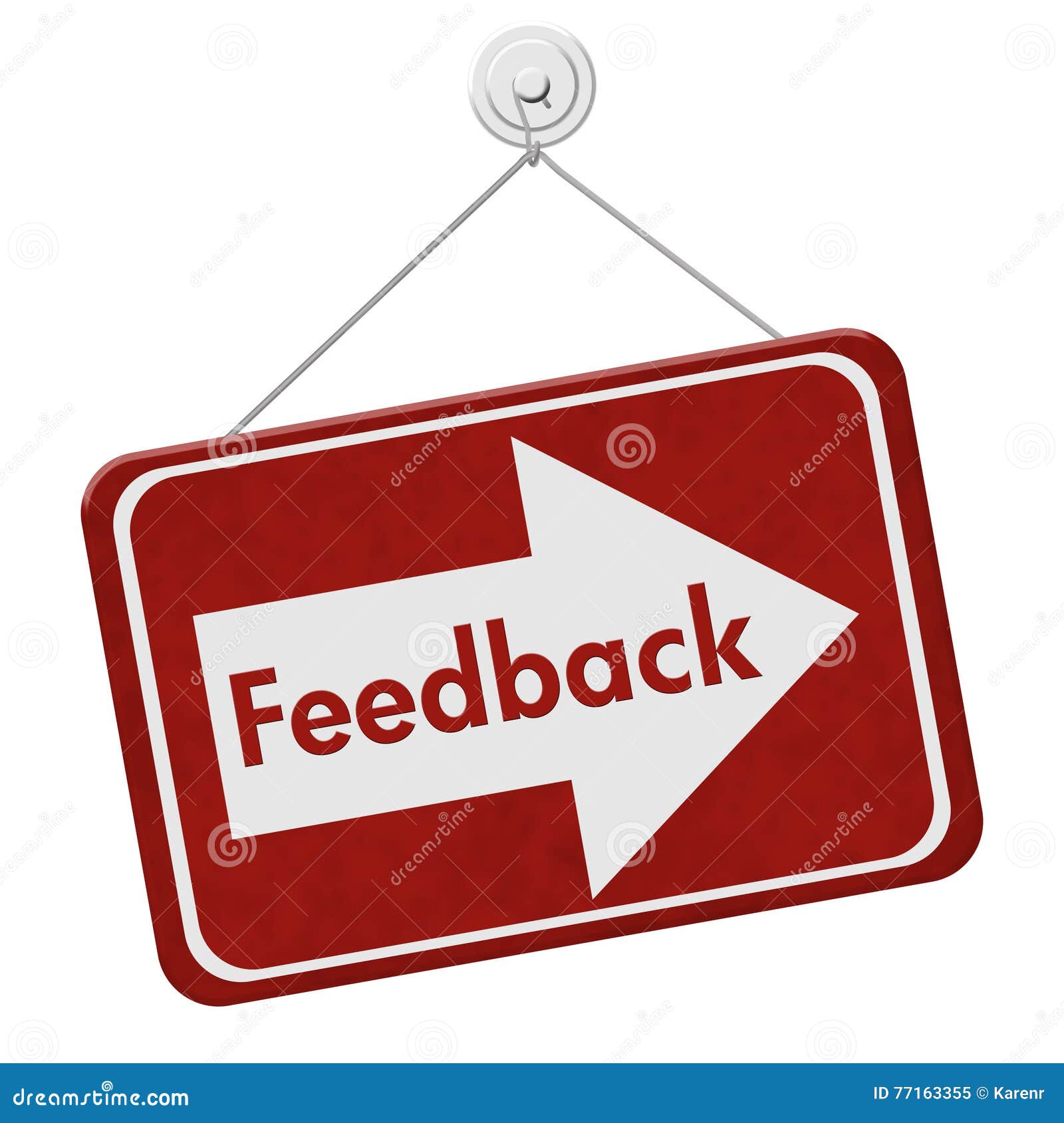 Getting Feedback for Your Business Stock Illustration - Illustration of ...