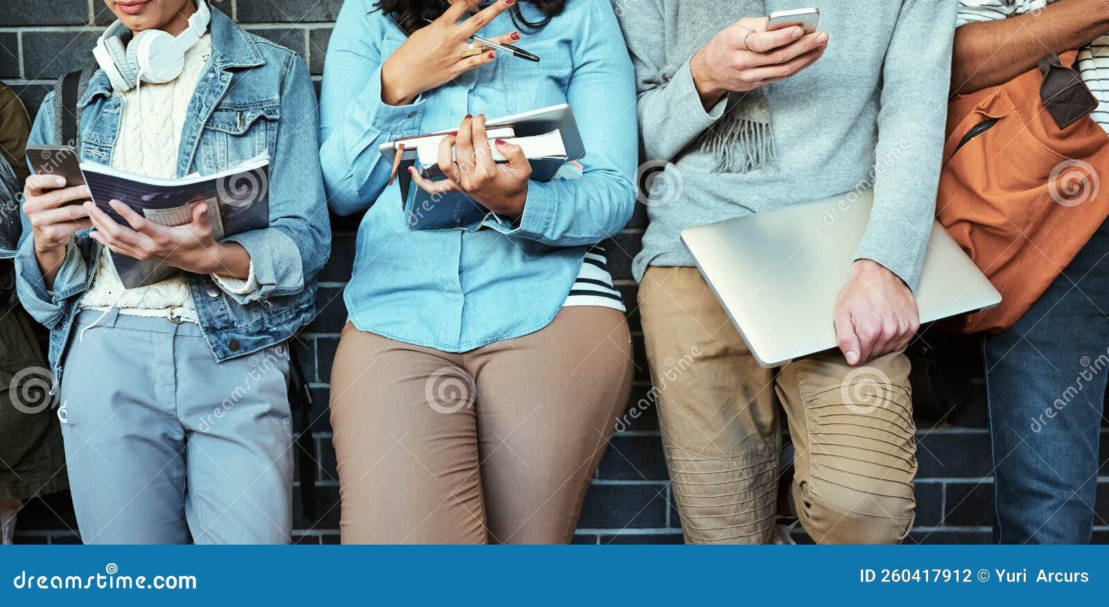 Getting those Few Extra Study Minutes in. a. Group of Unrecognizable ...