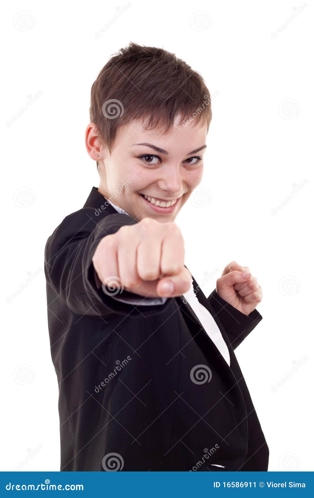 Getting into a fight stock image. Image of pretty, lady - 16586911