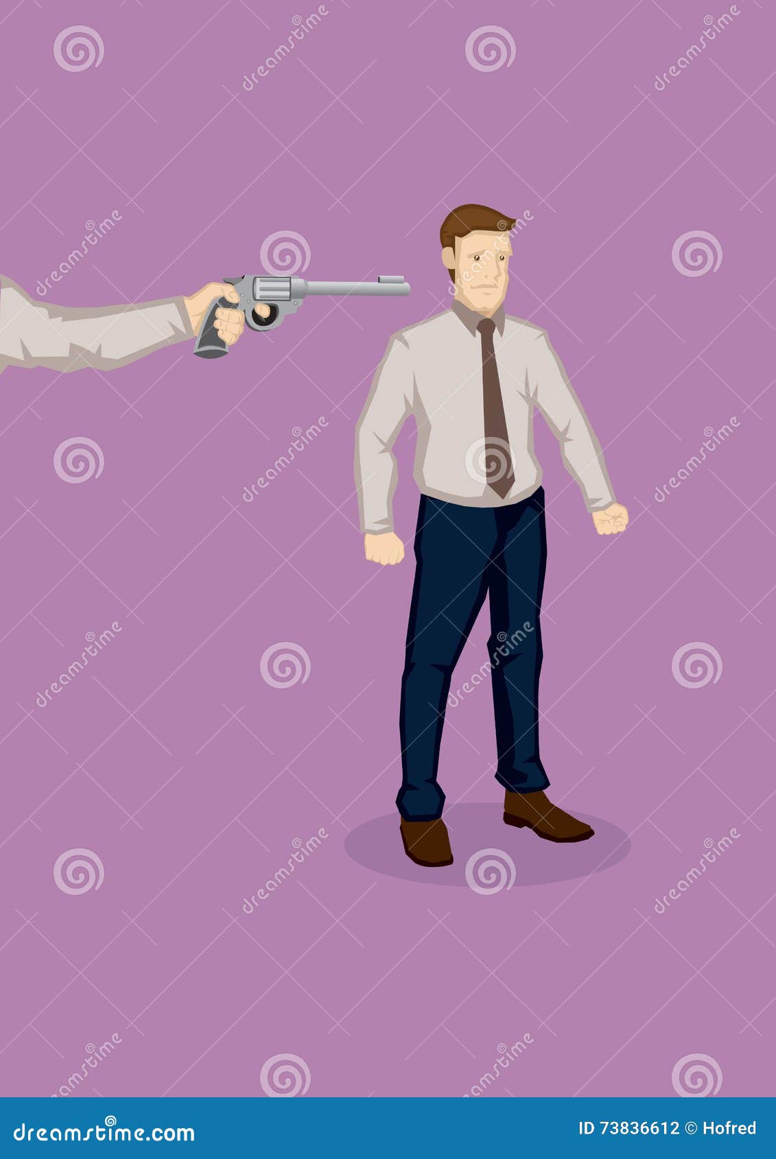Getting Fired Cartoon Vector Illustration Stock Vector - Illustration ...