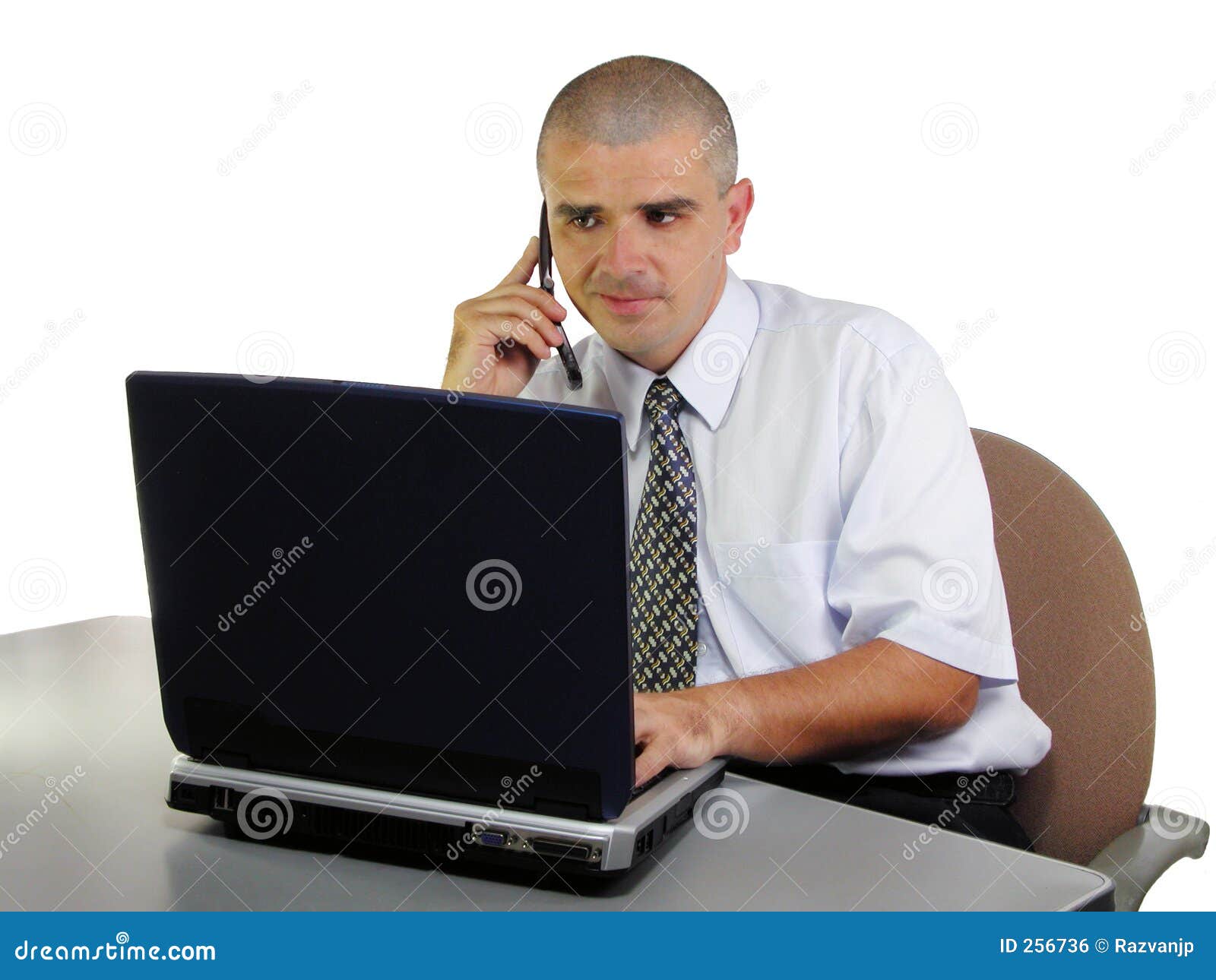 Getting good news stock photo. Image of face, computer - 256736