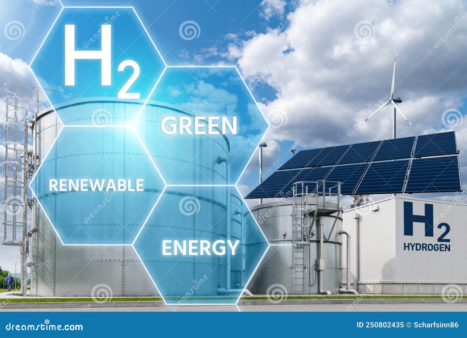 Green Hydrogen Is The Future Royalty-Free Stock Photography ...