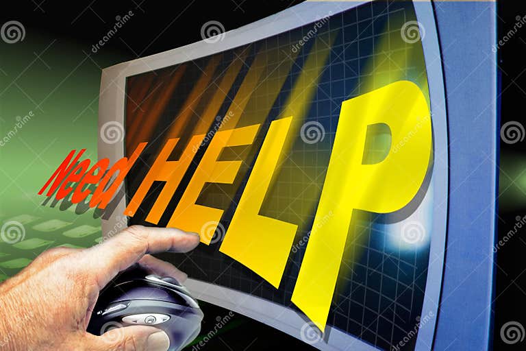 Getting help stock illustration. Illustration of guidance - 318144