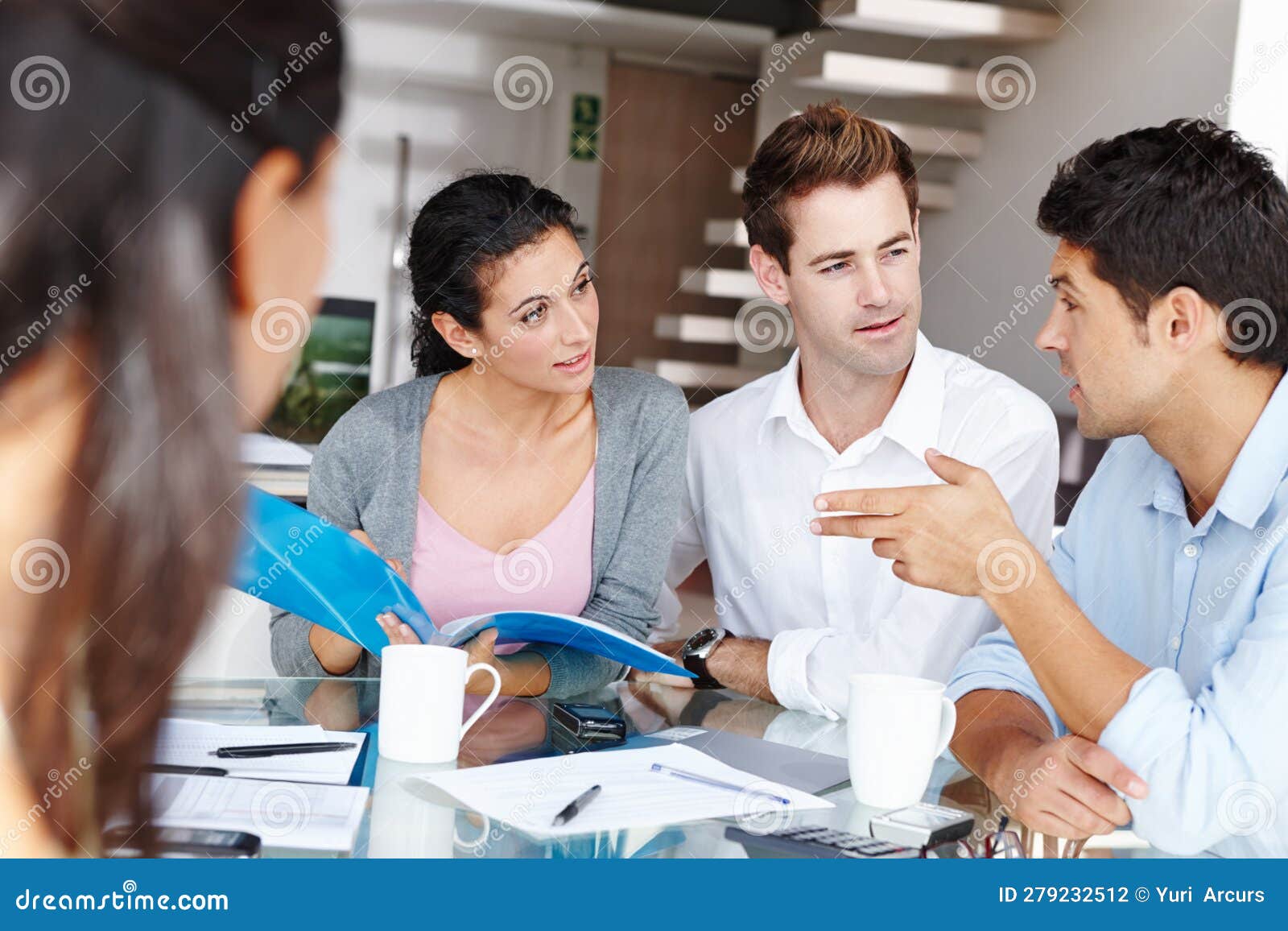 Getting His Creative Points Across. a Team of Creative Colleagues ...