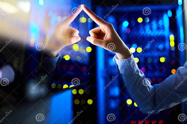 Getting Information Via Touchscreen Stock Image - Image of tech, flash ...