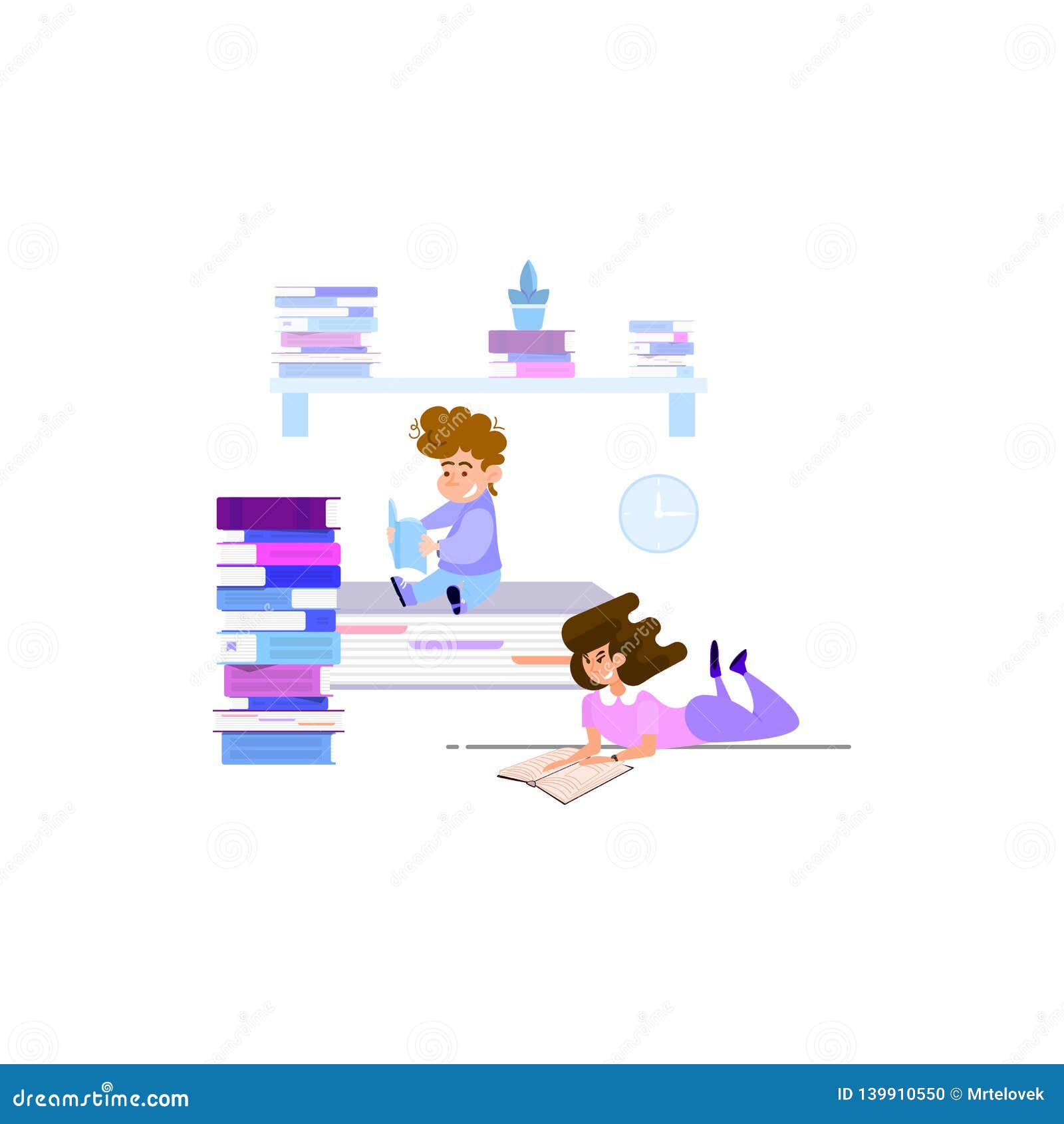 Getting Knowledge of Young People from Books, Flat Style, Against the ...