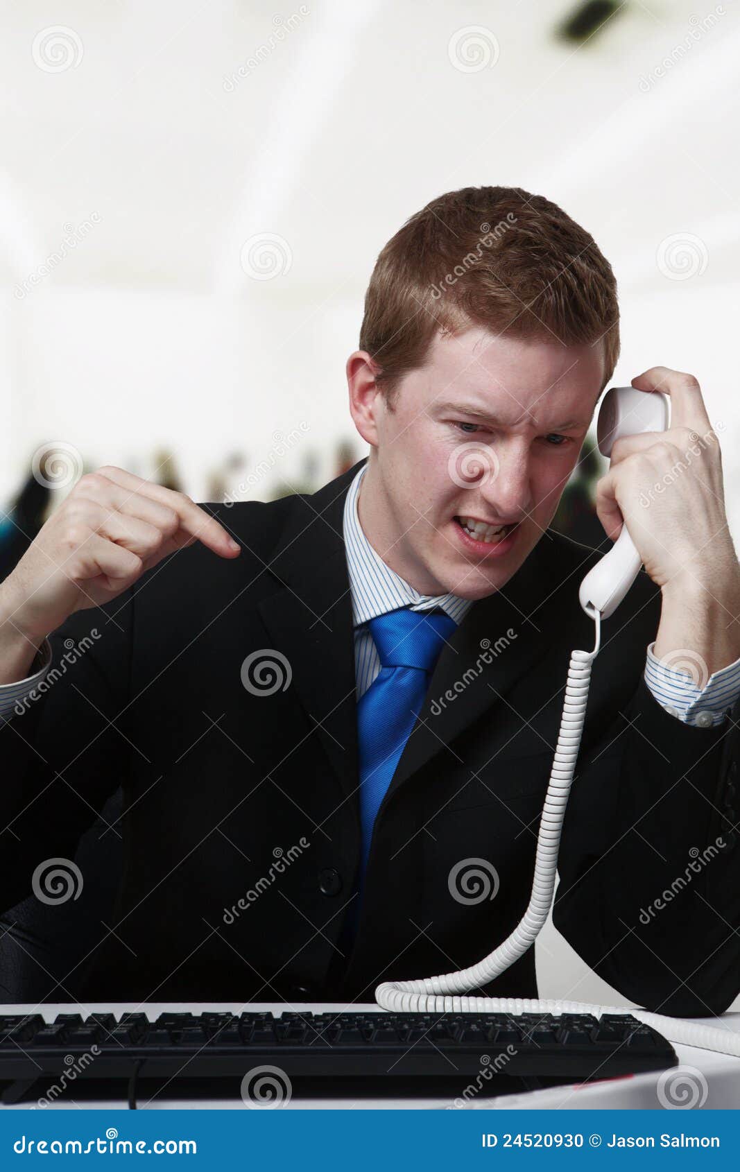 Getting mad at work stock photo. Image of problem, shouting - 24520930