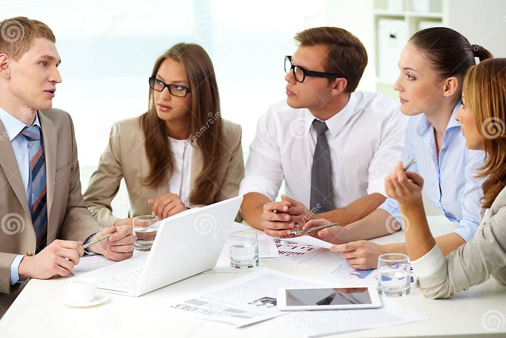 Getting new information stock photo. Image of businessman - 28840110