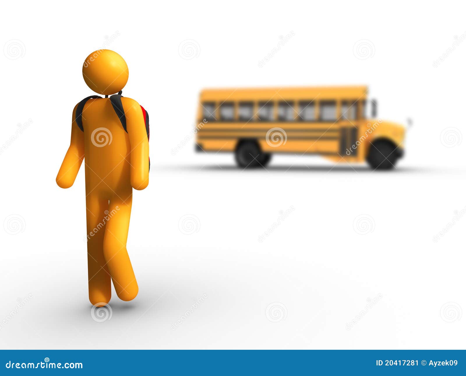 Getting Off A School Bus Clipart