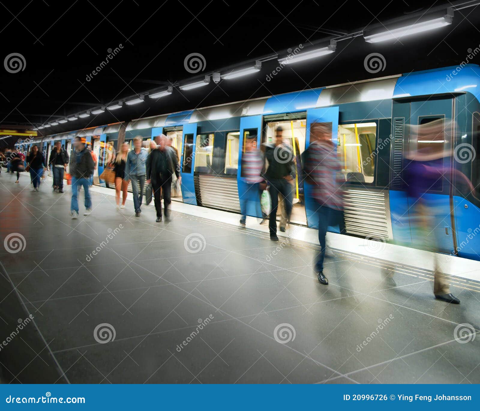 Getting off the train stock photo. Image of wait, motion - 20996726