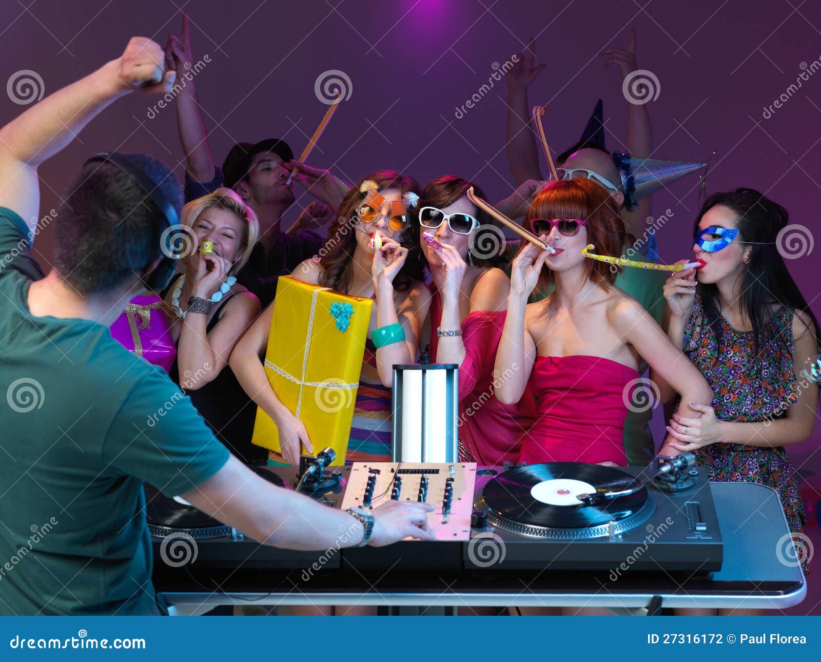 Getting the party started stock photo. Image of mask - 27316172