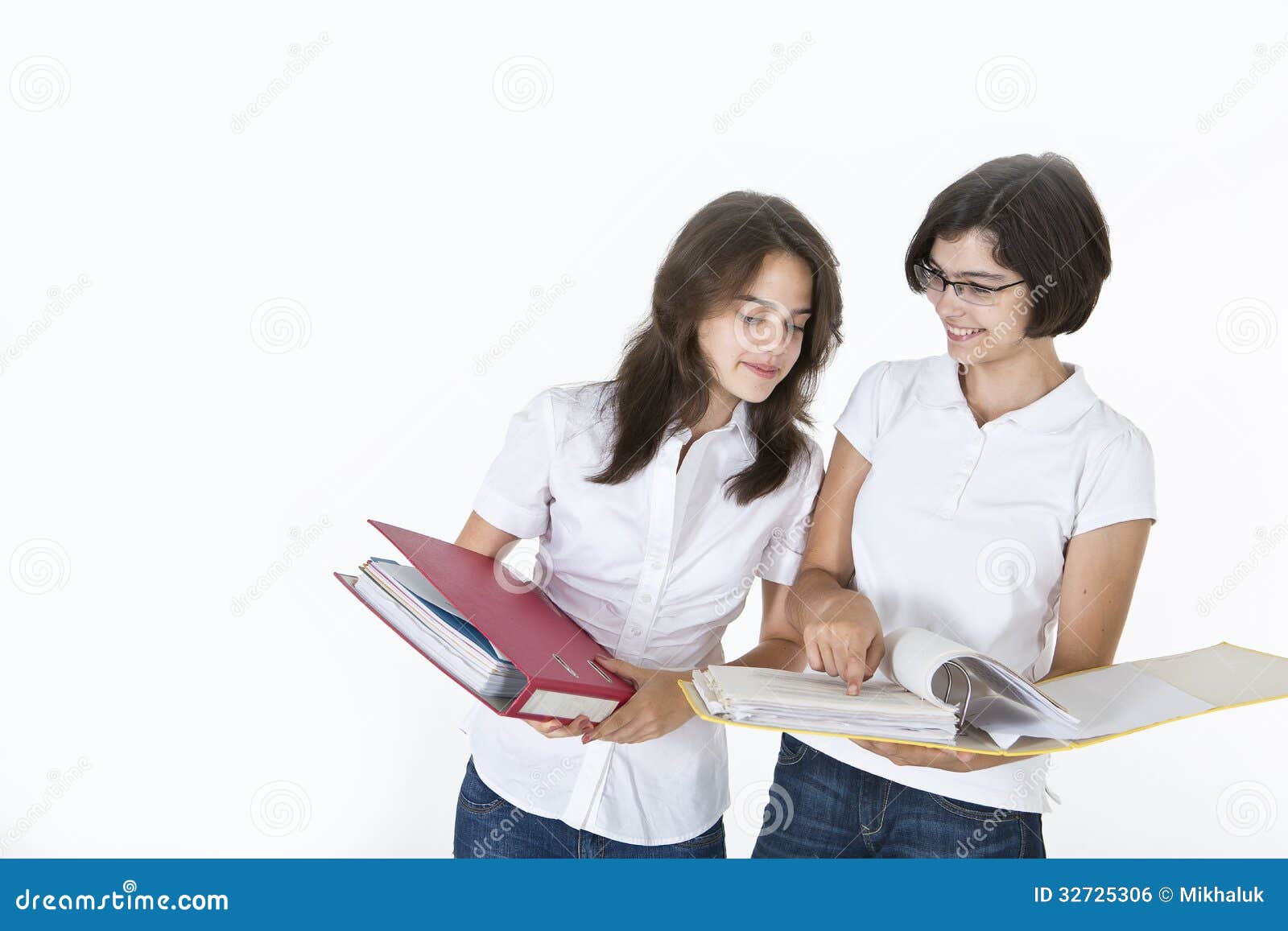 Getting ready for exam stock photo. Image of discussing - 32725306