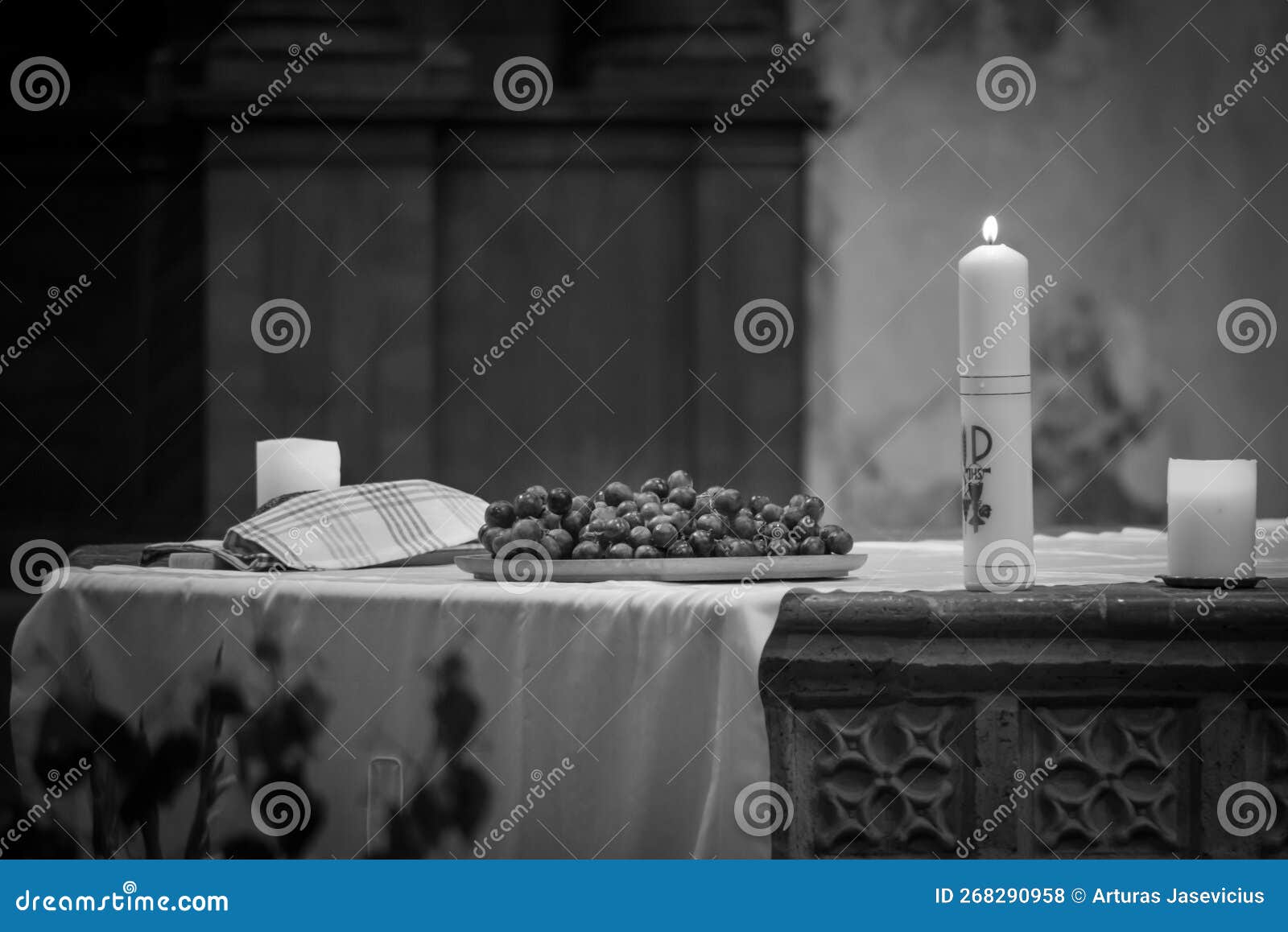 Getting Ready for the Mass in Church Editorial Stock Photo - Image of ...