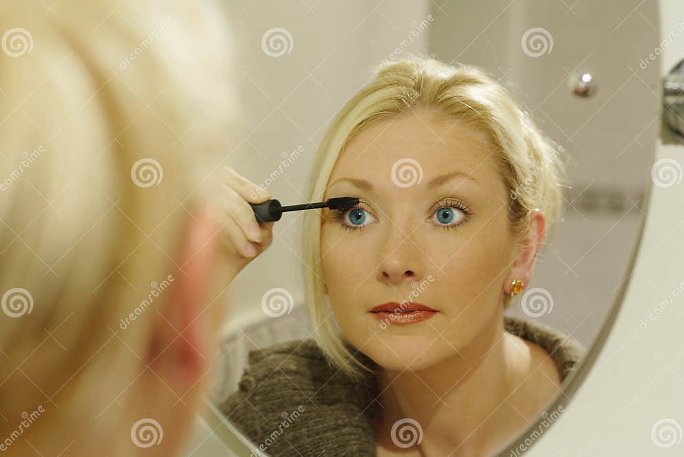 Getting Ready for a Night Out Stock Photo - Image of apply, attractive ...