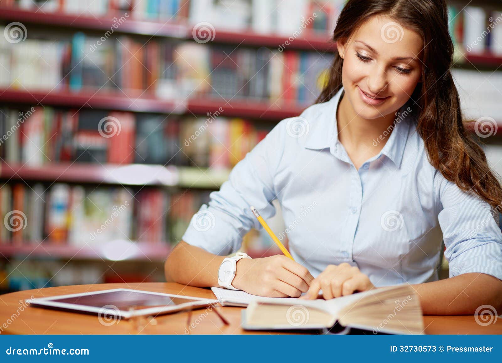 Getting ready for seminar stock image. Image of beautiful - 32730573