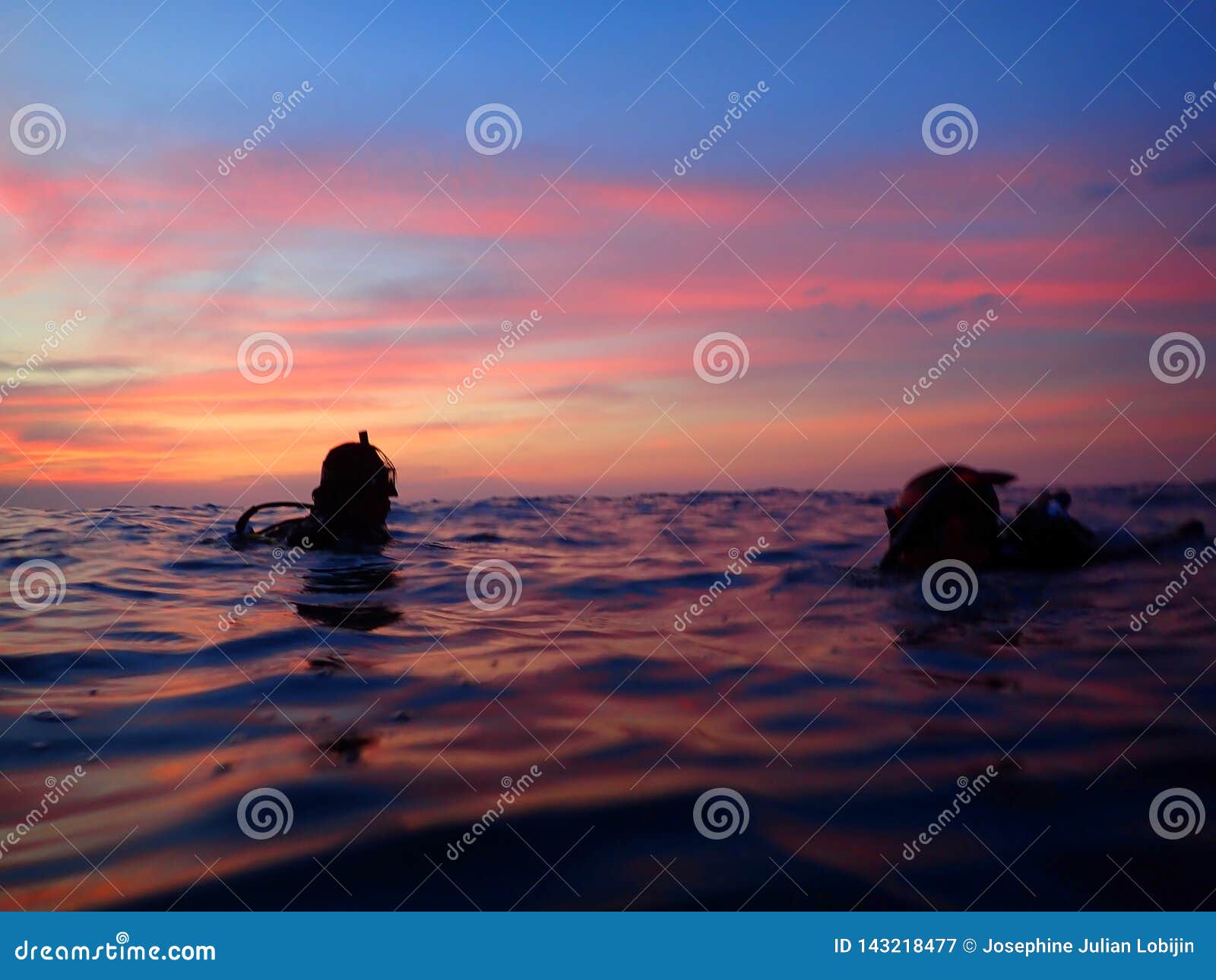 Getting Ready for a Sunset and Night Dive Adventure. Stock Image ...